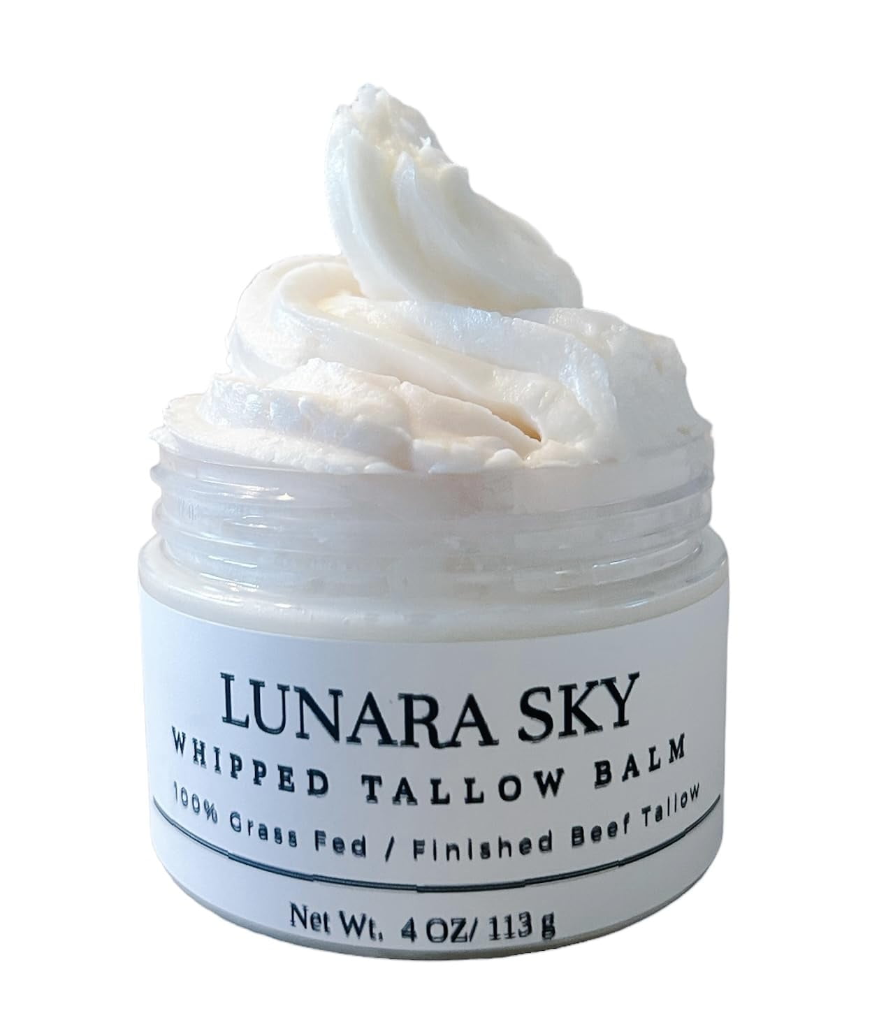 LUNARA SKY 100% Grass TMA2 Fed Beef Tallow for Skin Care with Jojoba ...