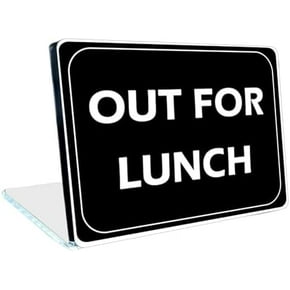 Be Right Back Sign Office