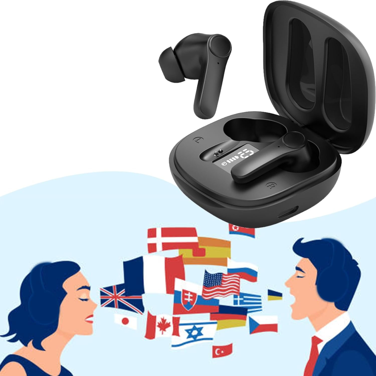 LUNIVA - LUNIVA™ Translator Pods, 0.5-second Translation Earbuds That 144 Languages Supported ...