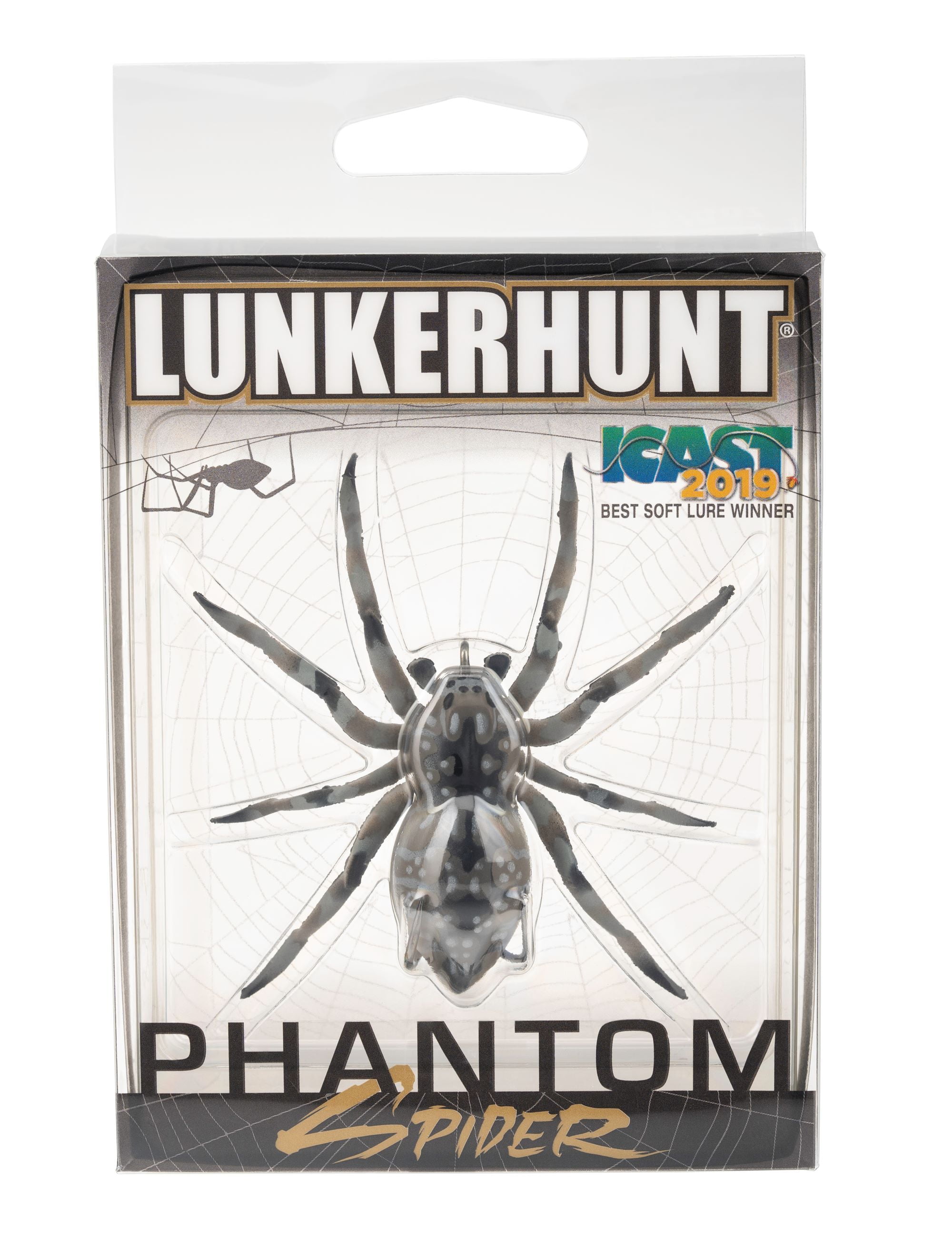 LUNKERHUNT PHANTOM SPIDER - HUNTSMAN - 2", 1/4oz - 1 UNIT - Walmart.com