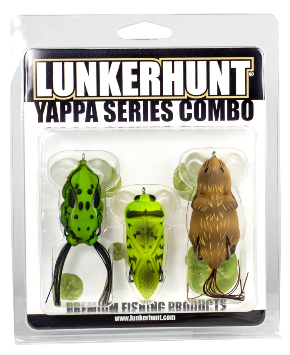 LUNKERHUNT Topwater Fishing Lures Kit (3-Pack) | Yappa Fishing Baits ...