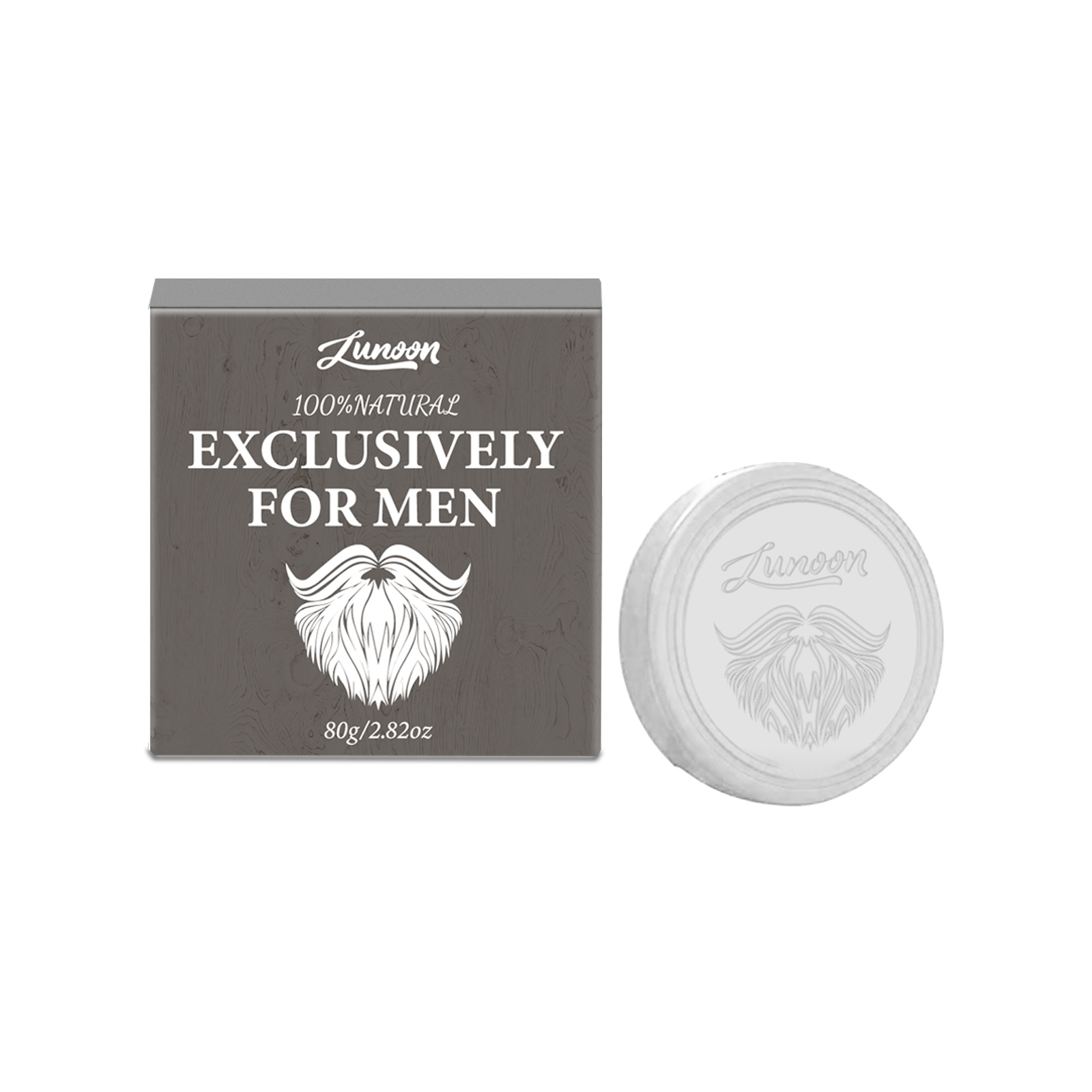 LUNOON 2PCS Cedar Scent Beard Shaving Soap, Mustache Shaving Soap ...