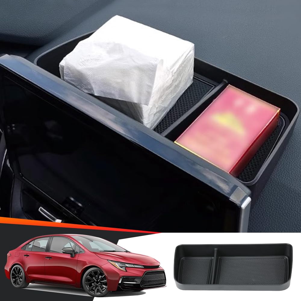 LUNQIN Car Center Console IFF17 Dash Organizer Tray Corolla 2020-2025 ...