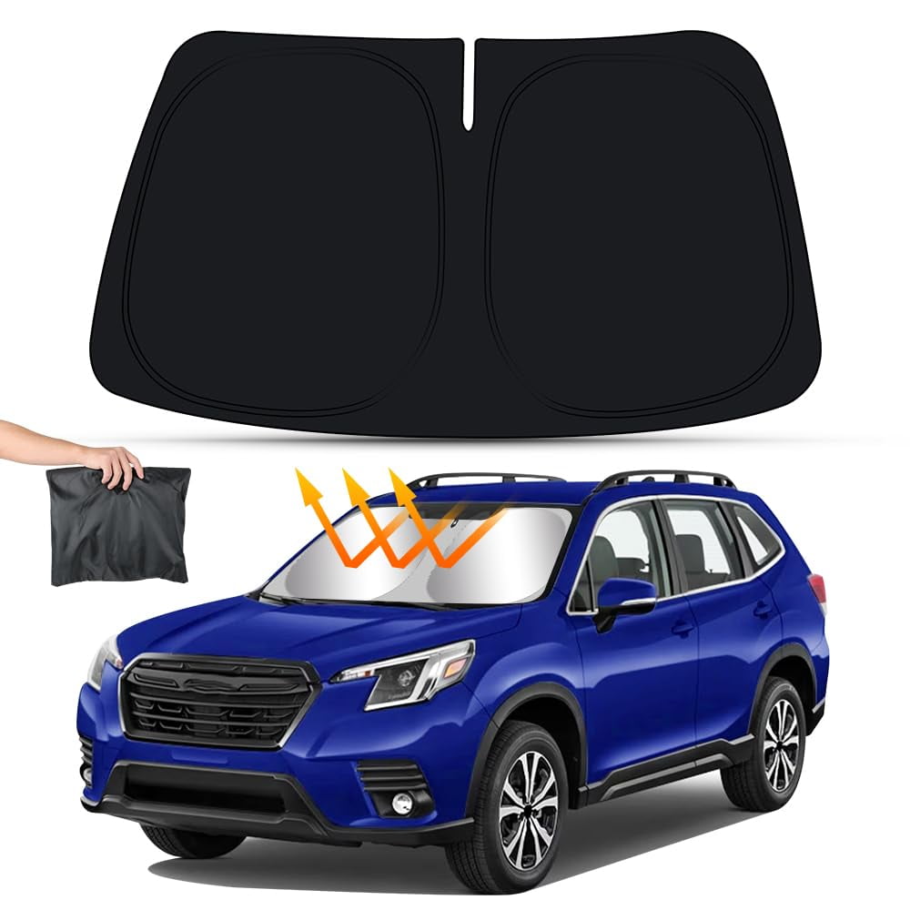 LUNQIN Car Sun Shade for Subaru Forester 2019 2021 2022 2023 2024 Auto ...
