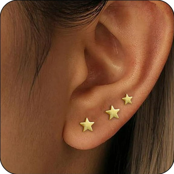 Evil Eye Earrings for Women, 18K Gold Plated Alloy Hoop Earrings ...