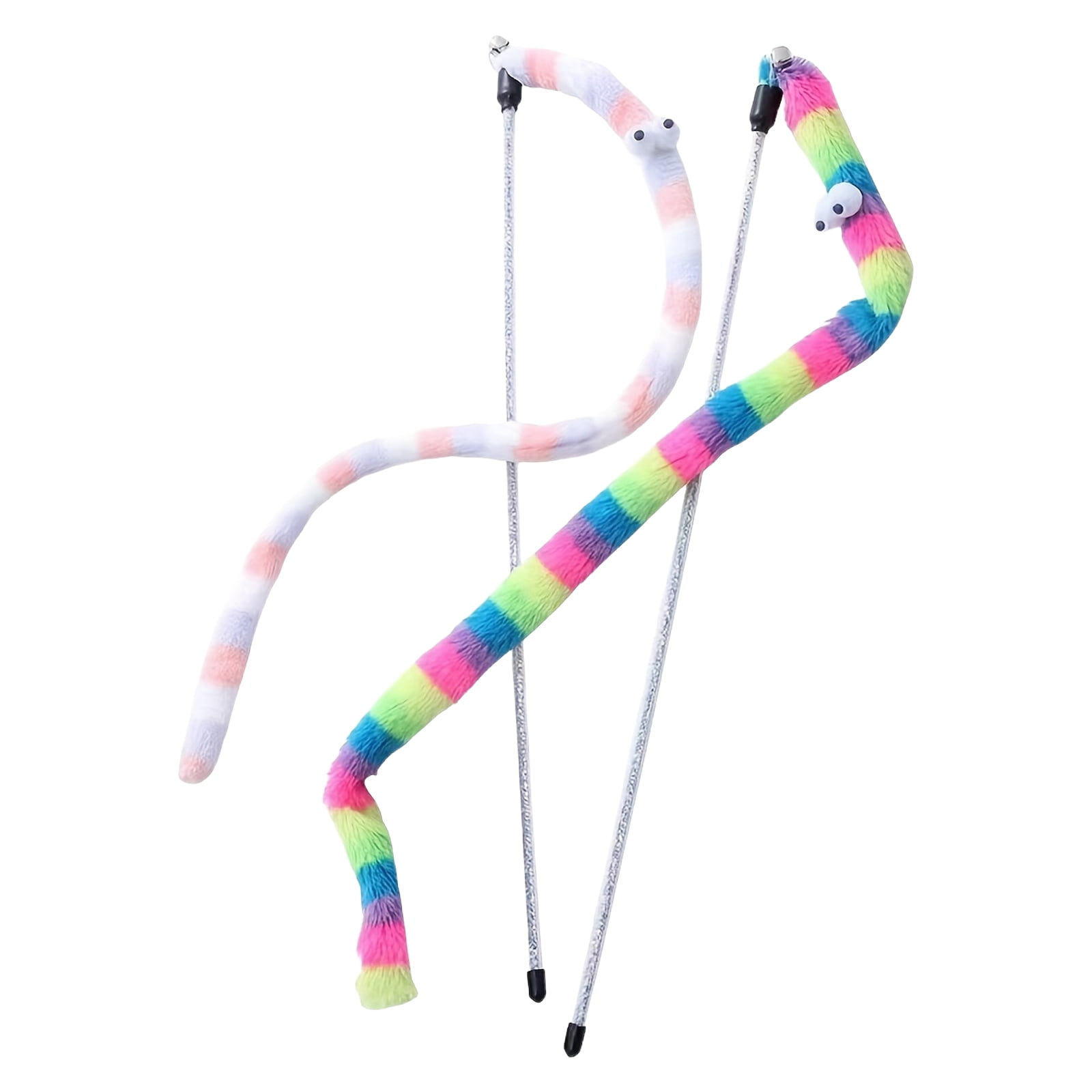 LUOBENSTAR Rainbow Caterpillar Cat Wand Replacement Refill,Striped ...