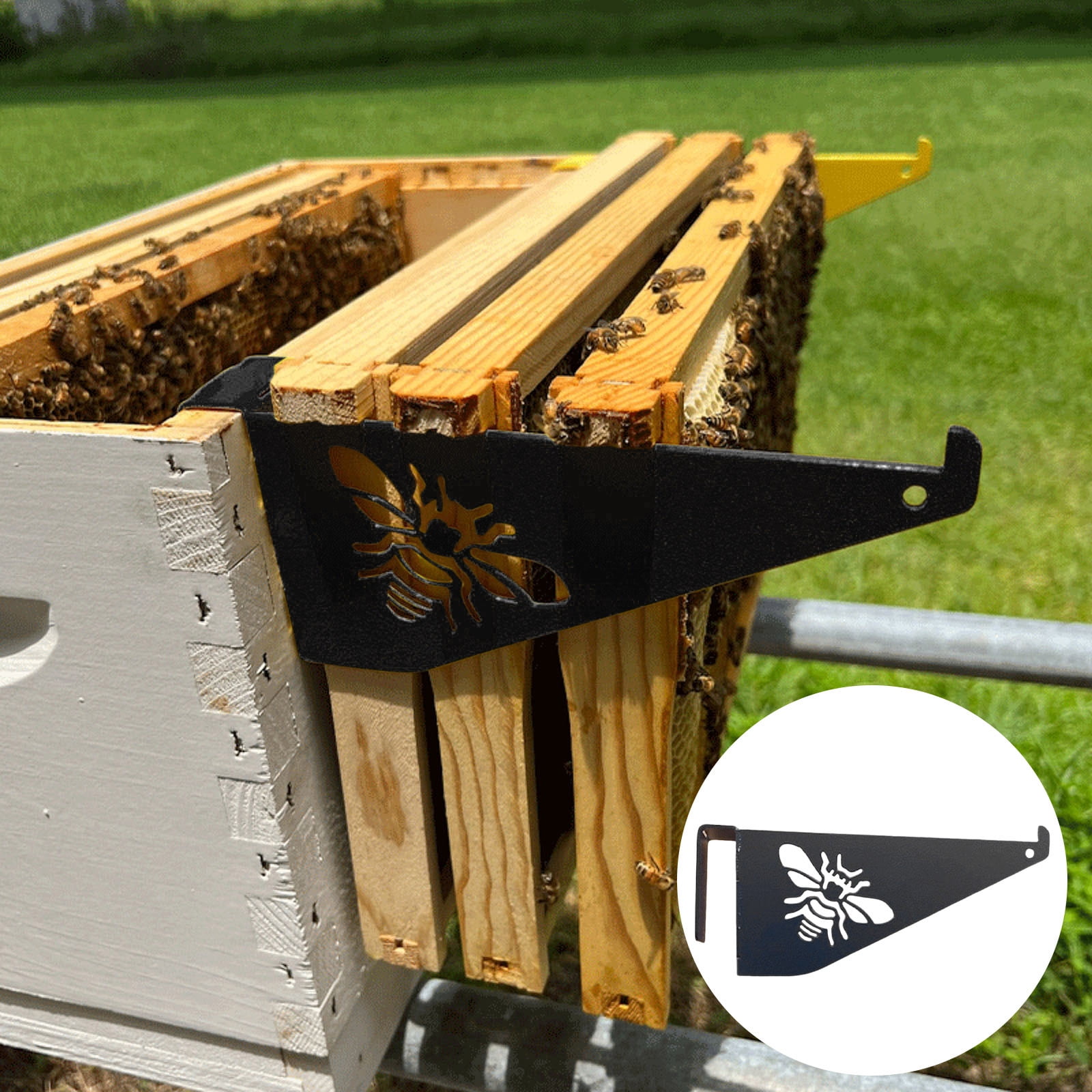 LUODU Beehive Inspection Bracket Beehive Frame Holder Stainless Steel ...