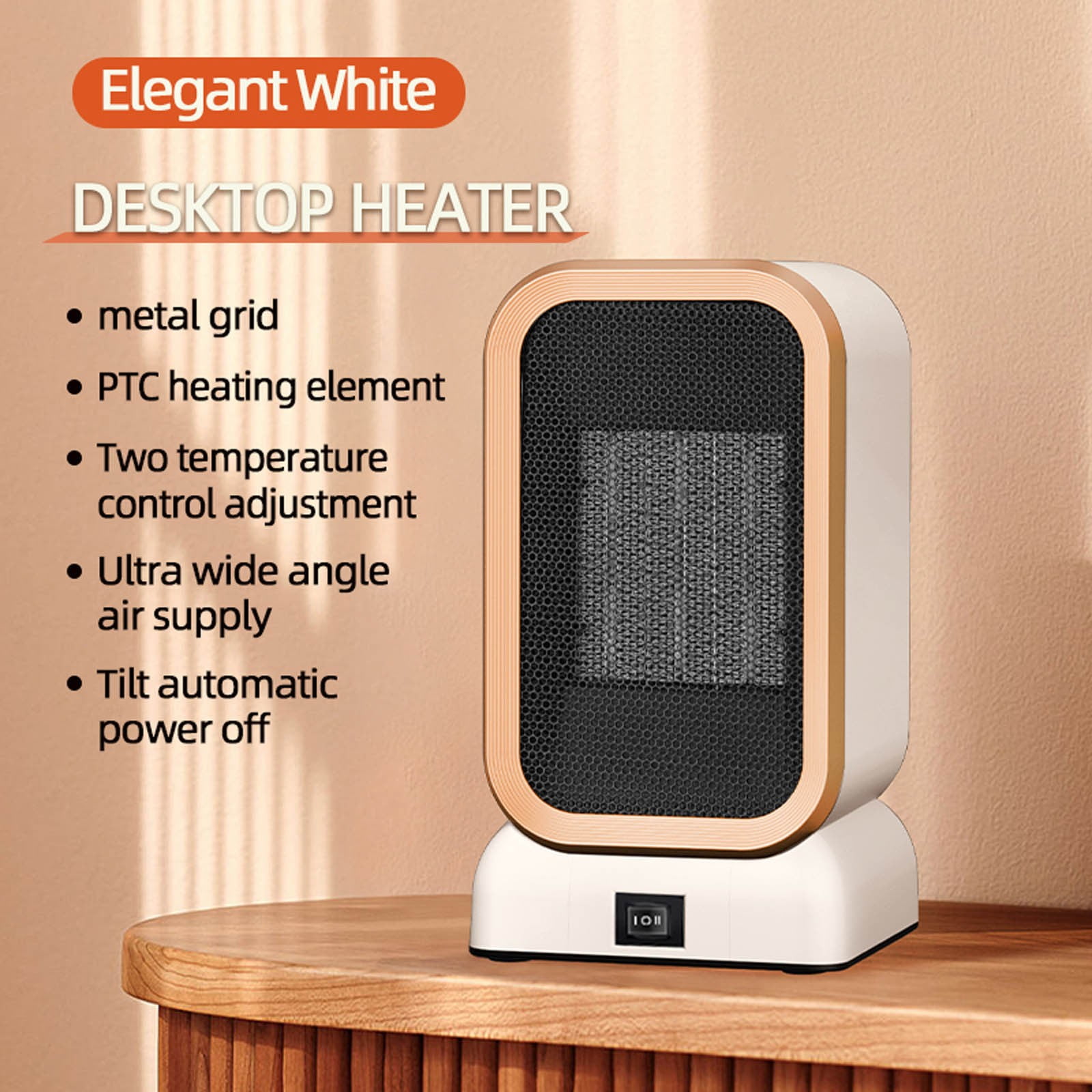 LUODU Heater with Remote Radiator Heater Cover Table Heater with Timer ...