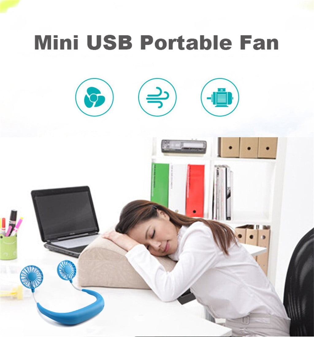 LUODU Small Window Fan Small Handheld Fan Nightstand Fan Fan Cooler ...