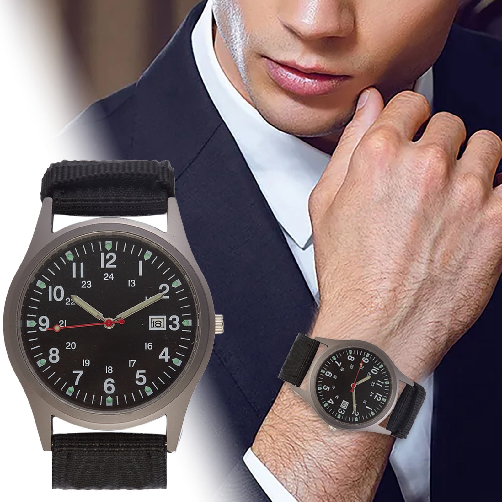 LUODU Smart Watch Pearls Watch Light Sports Watch Date Display Sports ...