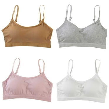 Wonder Nation Girls' Seamless Brami Recycled Bra, 2-Pack, Sizes XS-2XL ...