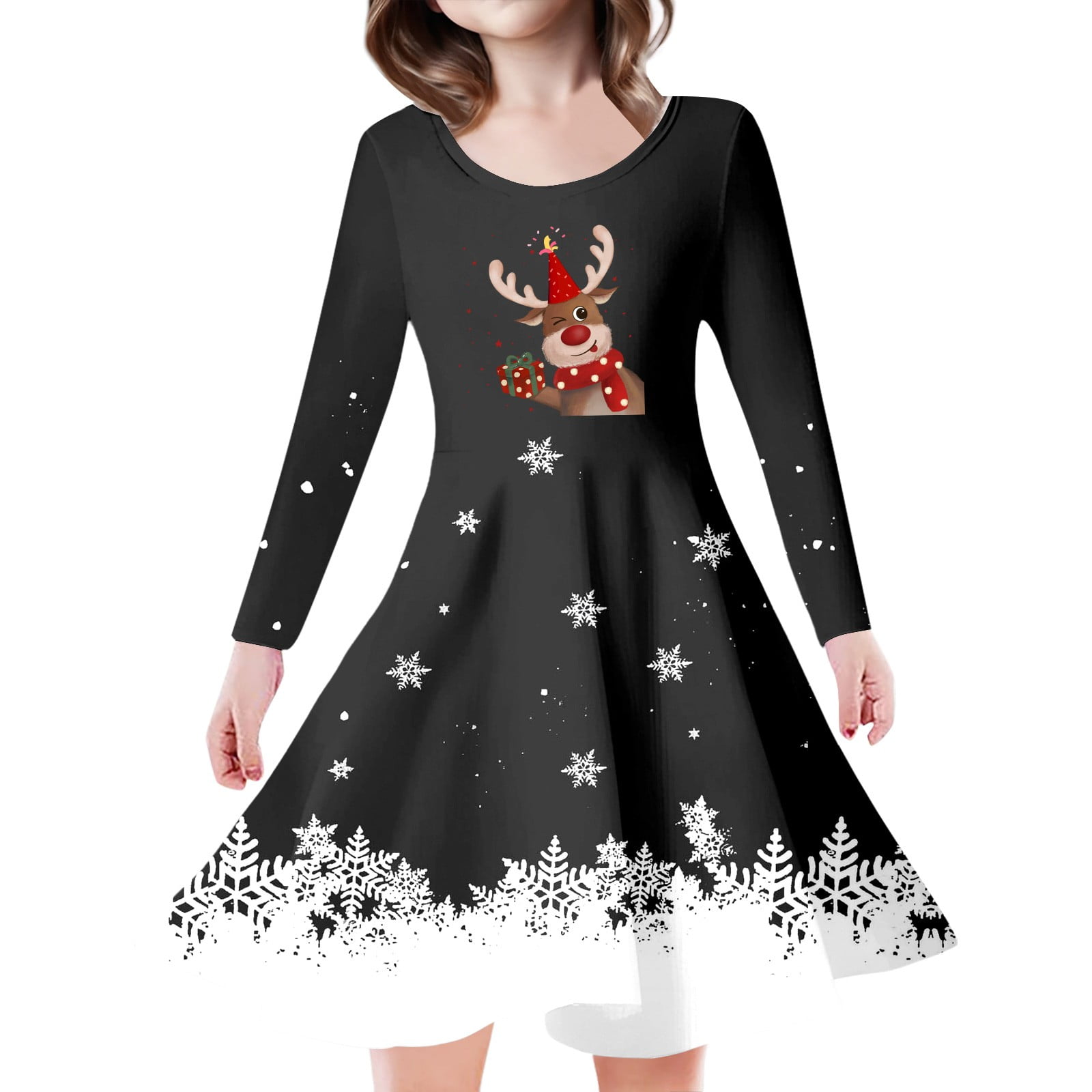 LUOGENLI Dresses for Girls 14-16 for Kids Toddler Girls Christmas Trees ...