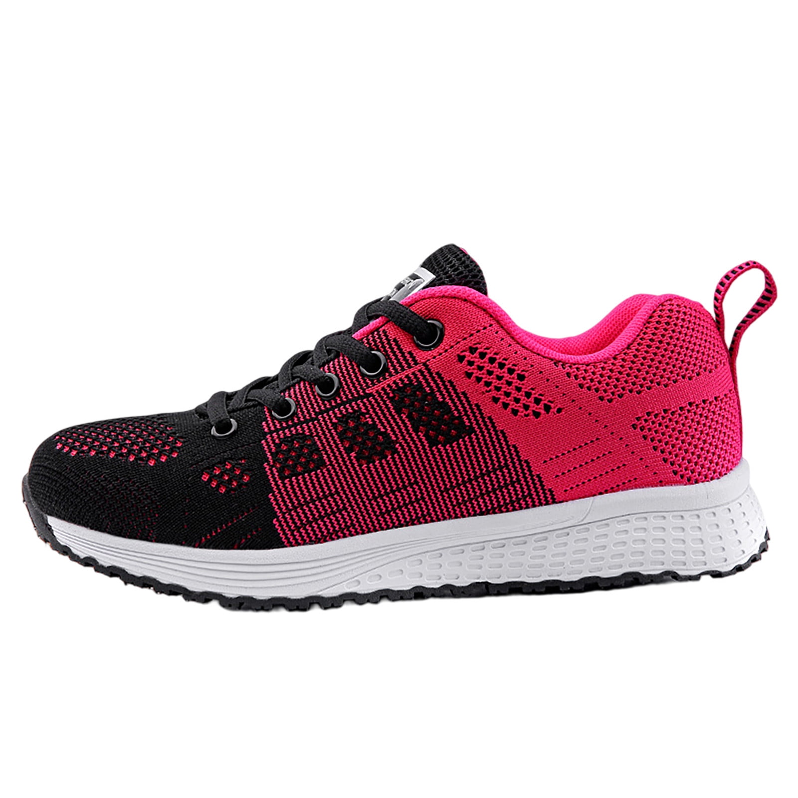 LUOGENLI Female Womens Sneakers Walking Black Women Outdoor Mesh Casual ...