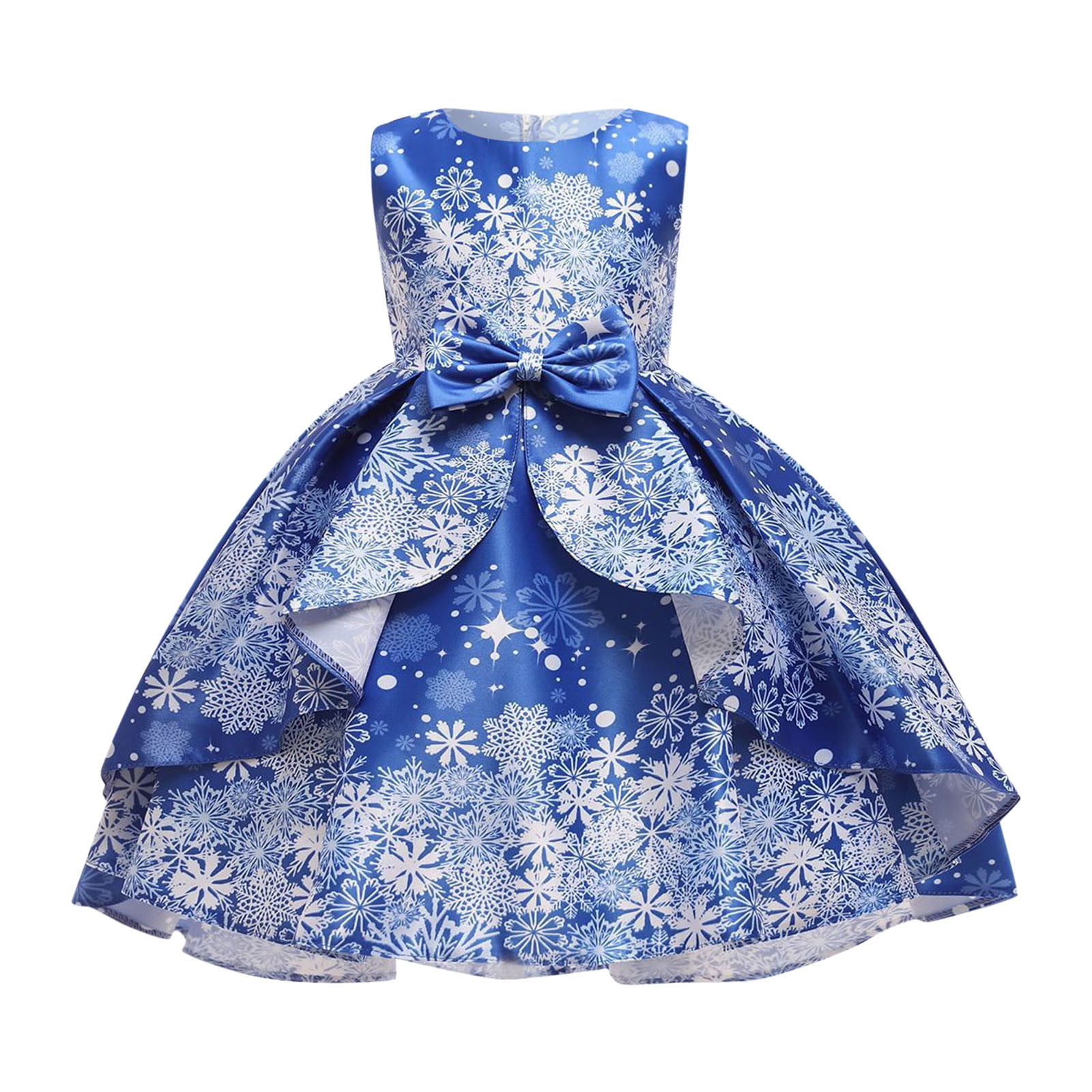 LUOGENLI Girls Dresses 10-12 Years Old Kids Girls Christmas Bowknot ...