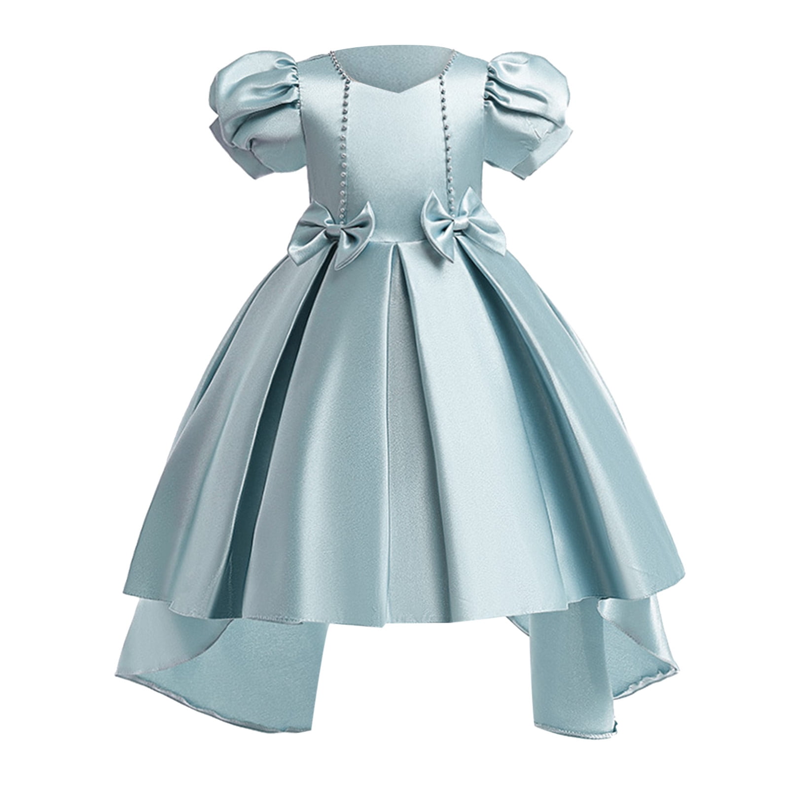 LUOGENLI Girls Dresses 5T Fancy Toddler Girls Christmas Short Sleeve ...