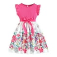 LUOGENLI Girls Dresses Size 6 Summer Toddler Girls Summer Ruffles ...