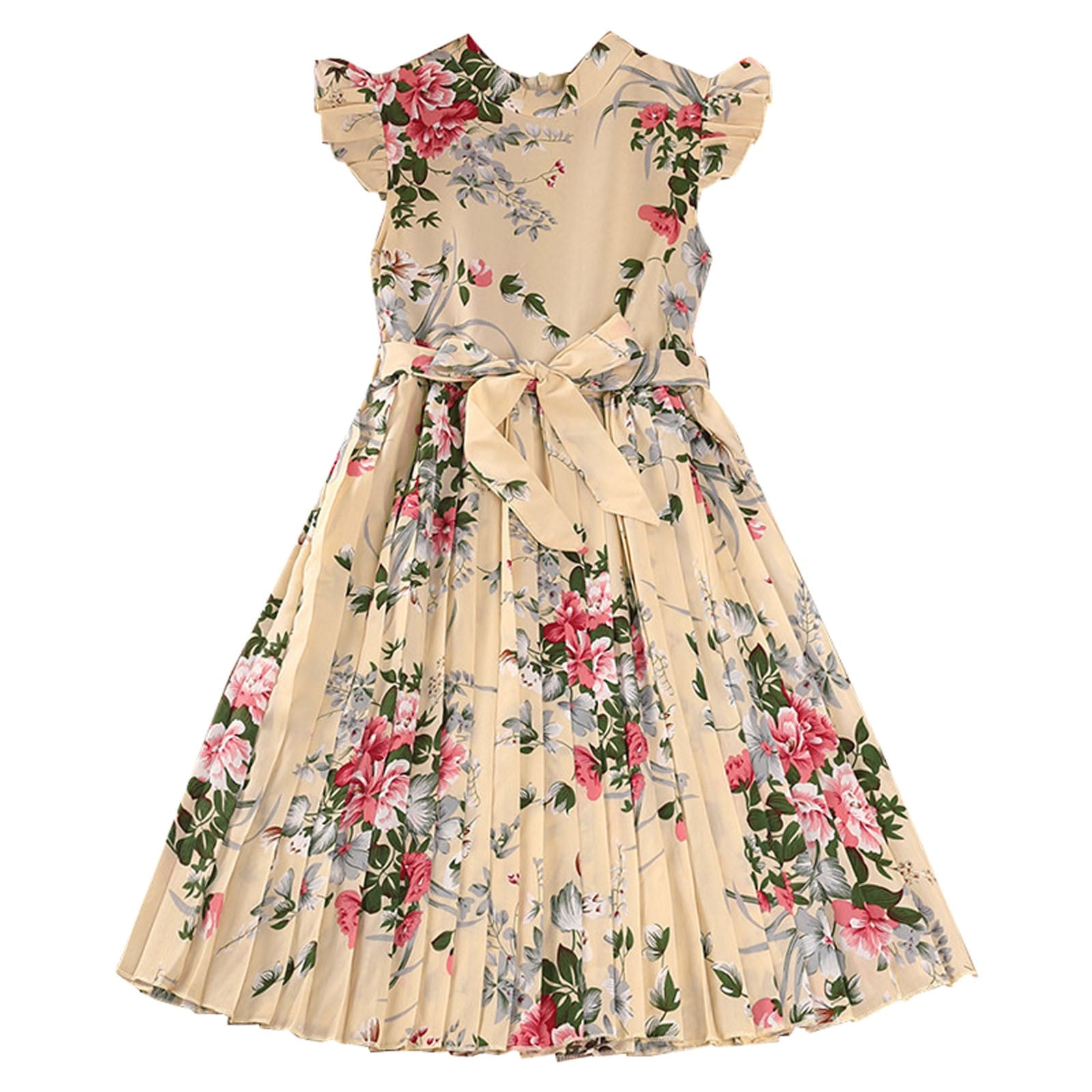 LUOGENLI Girls Dresses Size 8 Summer Girl's Casual Dress Summer Scoop ...