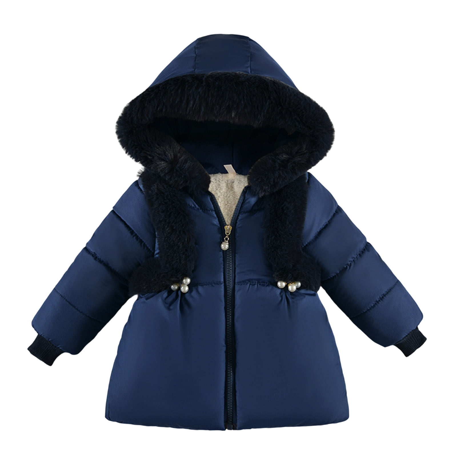 LUOGENLI Girls Jackets Size 10-12 Trendy Kids Coat Winter Baby Jacket Girls Boys Hooded Soild ...