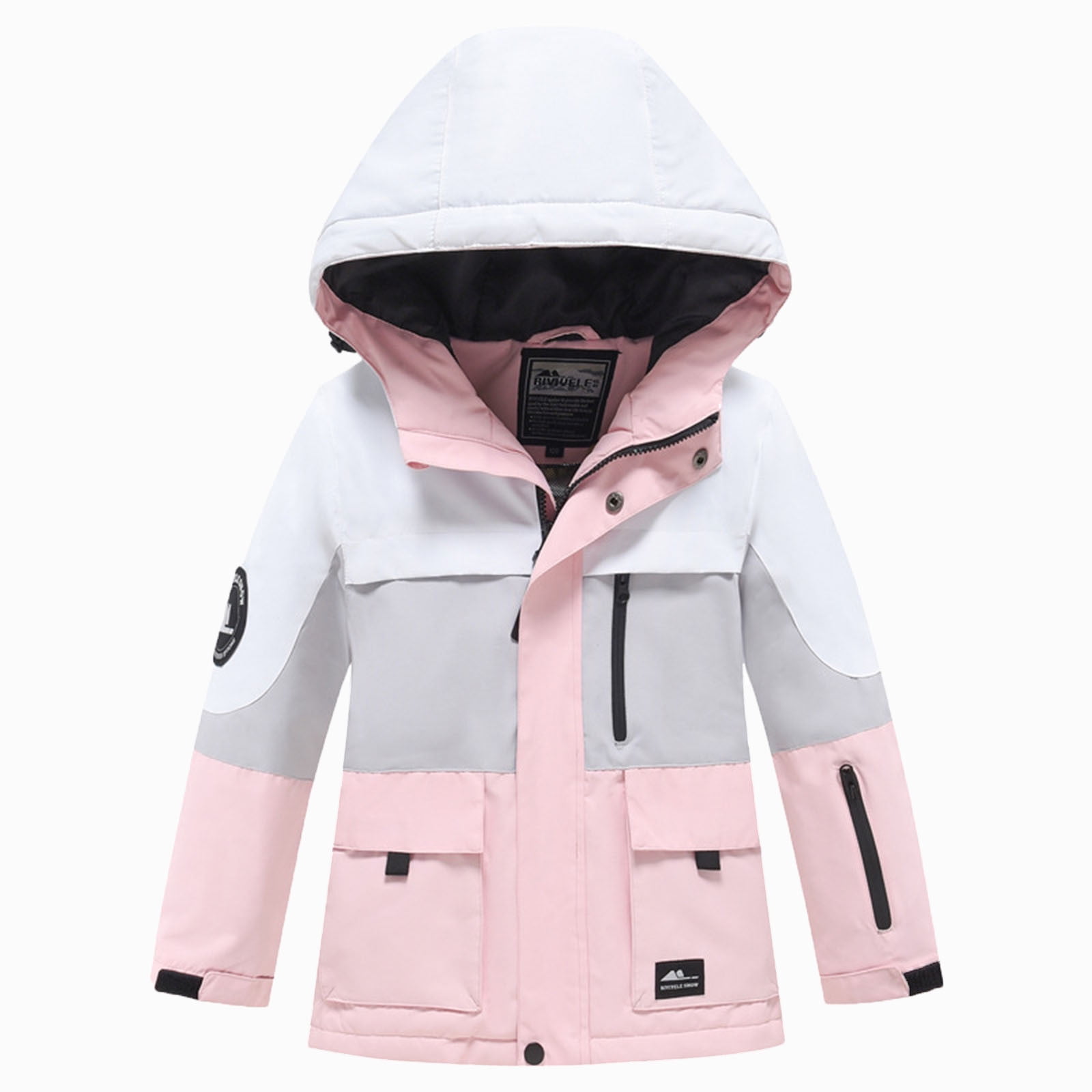 LUOGENLI Girls Jackets Size 10-12 Trendy Toddler Kids Girls Boys Hooded Thicken Snowsuit Winter ...