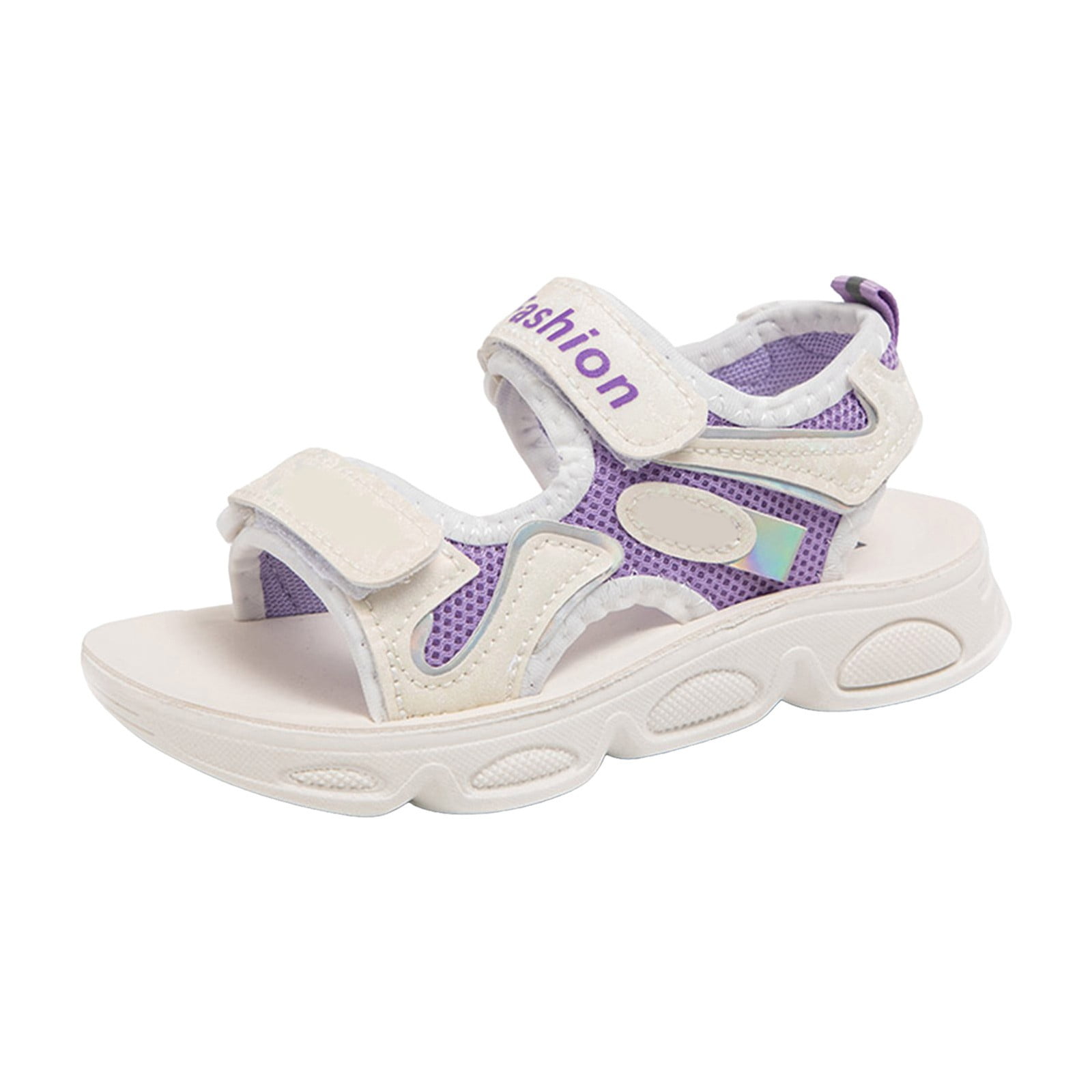 LUOGENLI Girls Sandals Size 1.5 Kick Baotou Sandals Summer Lights Baby ...