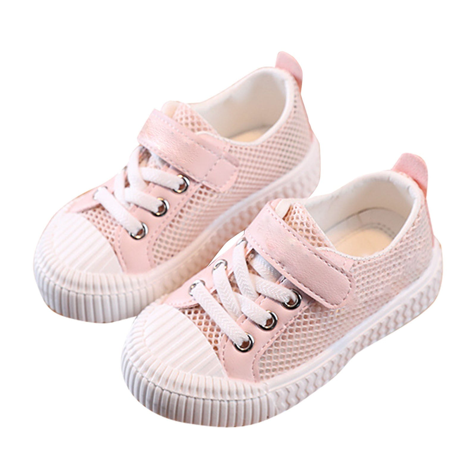 LUOGENLI Girls Shoes Size 4 Spring and Summer New Mesh Rubber Sole Non ...