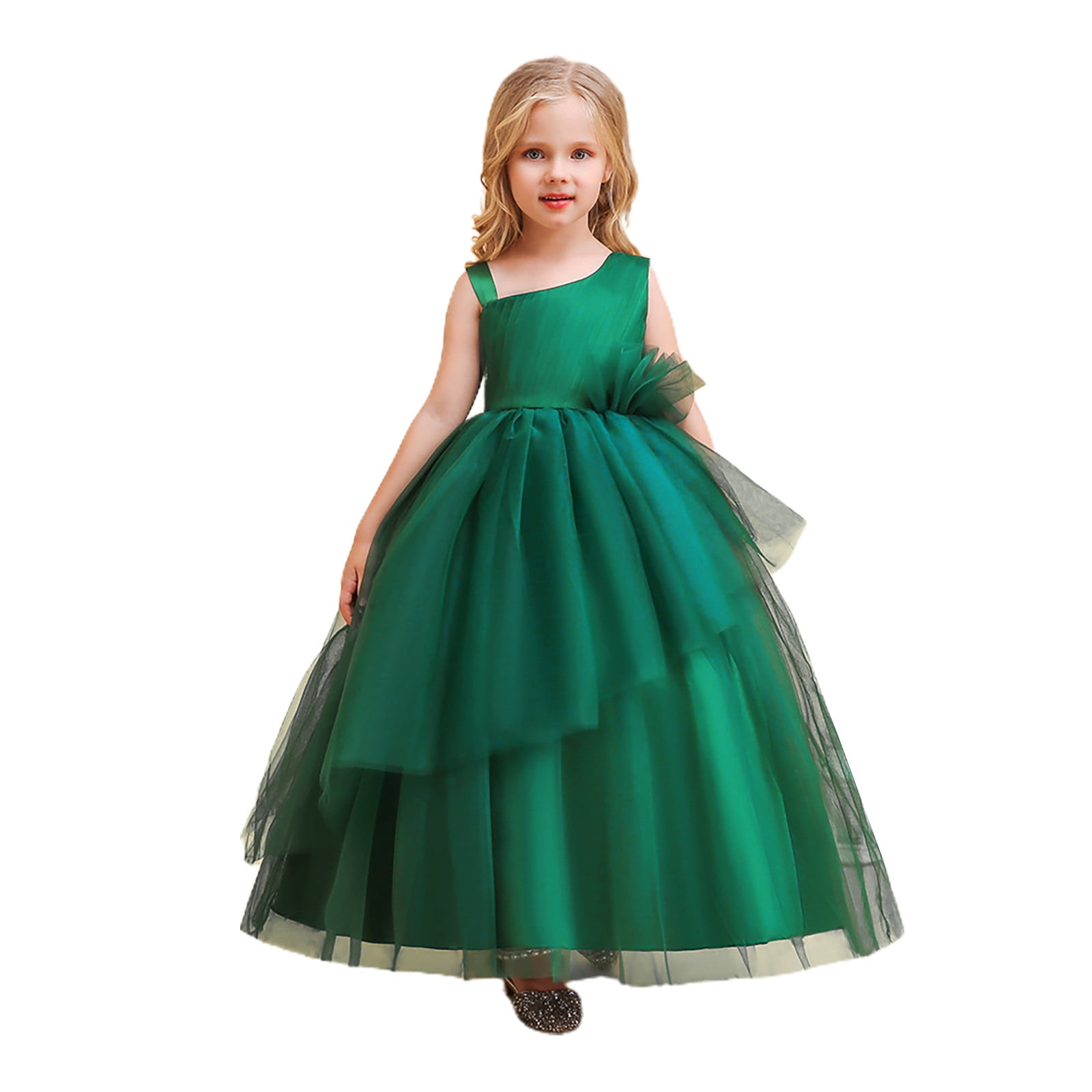 LUOGENLI Girls Skirts Size 14-16 Long Kids Dress Princess Dress Girl ...