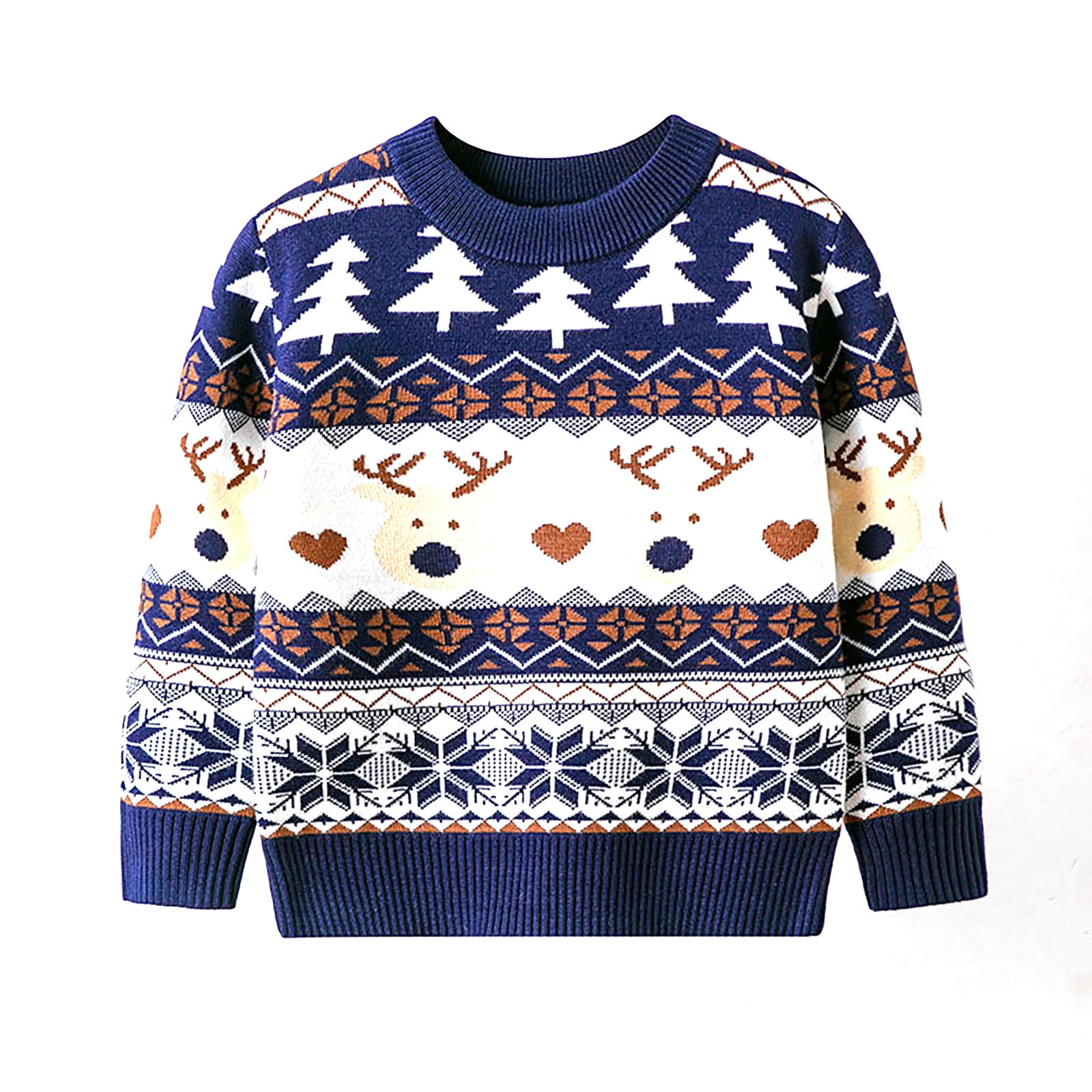 LUOGENLI Girls Sweaters Size 14-16 Hearts Children's Sweater Autumn and ...