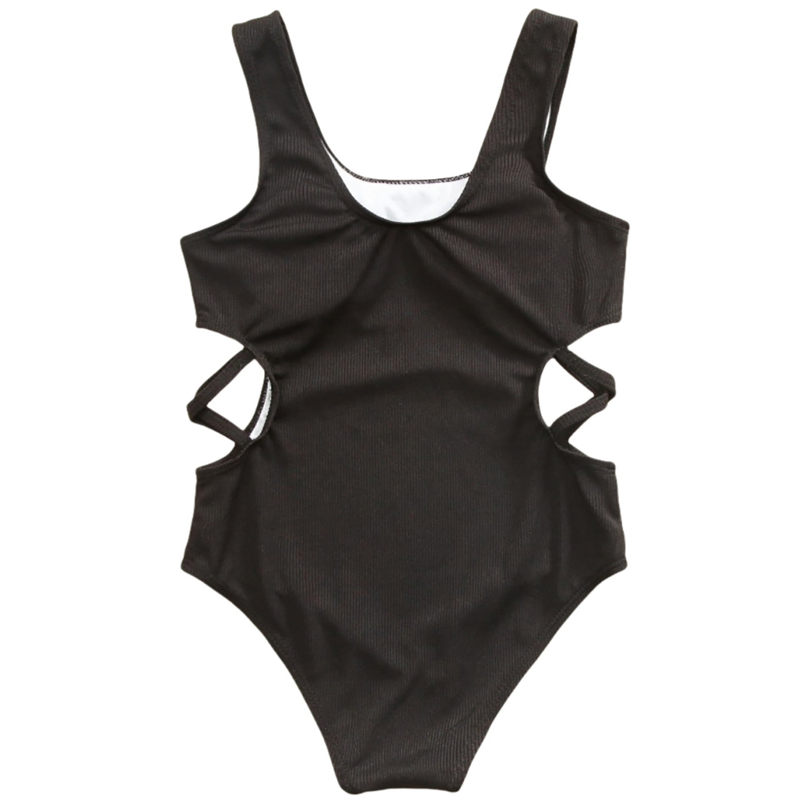 LUOGENLI Girls Swimsuit Size 7-8 Rash Guard Short Sleeve Girls ...