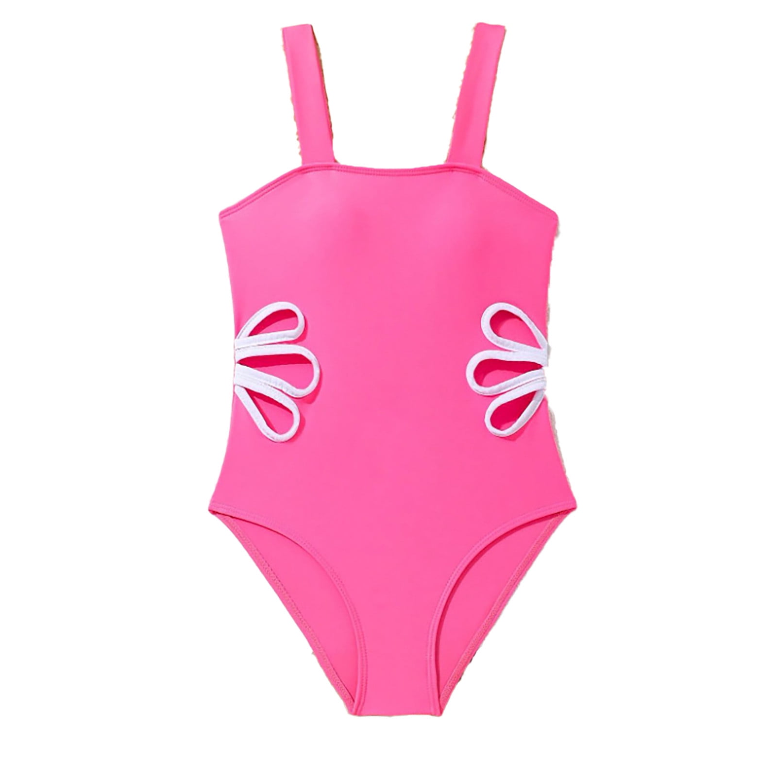 LUOGENLI Girls Swimsuit Size 8 Girls Swimsuits Bikini Set Kids Cutout ...
