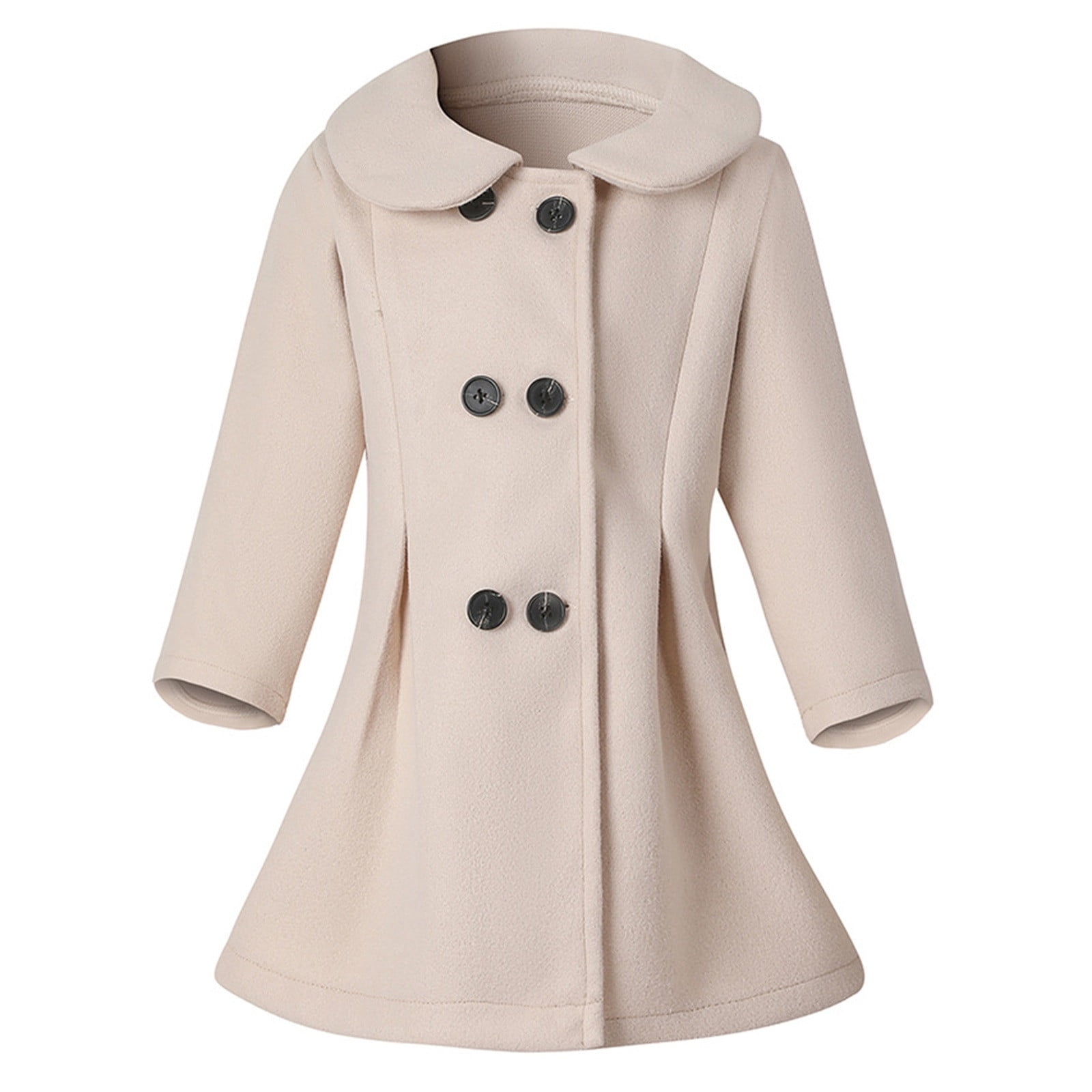 LUOGENLI Girls Tops Size 10-12 Summer Toddler Boys Girls Wool Coat Winter Warm Coat Kids Jacket ...