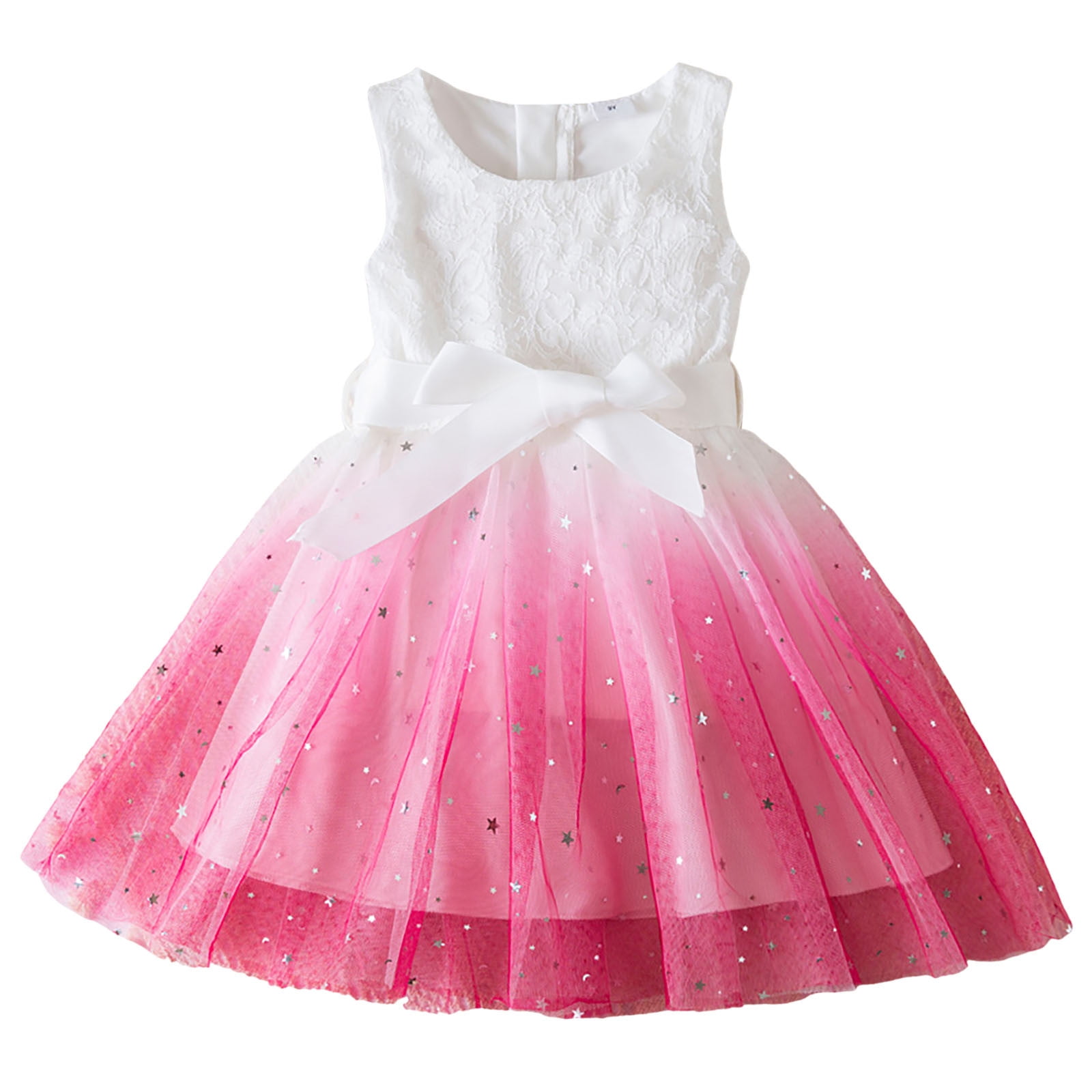 LUOGENLI Graduation Dresses for Girls 5-6 Toddler Girls Sleeveless Lace ...