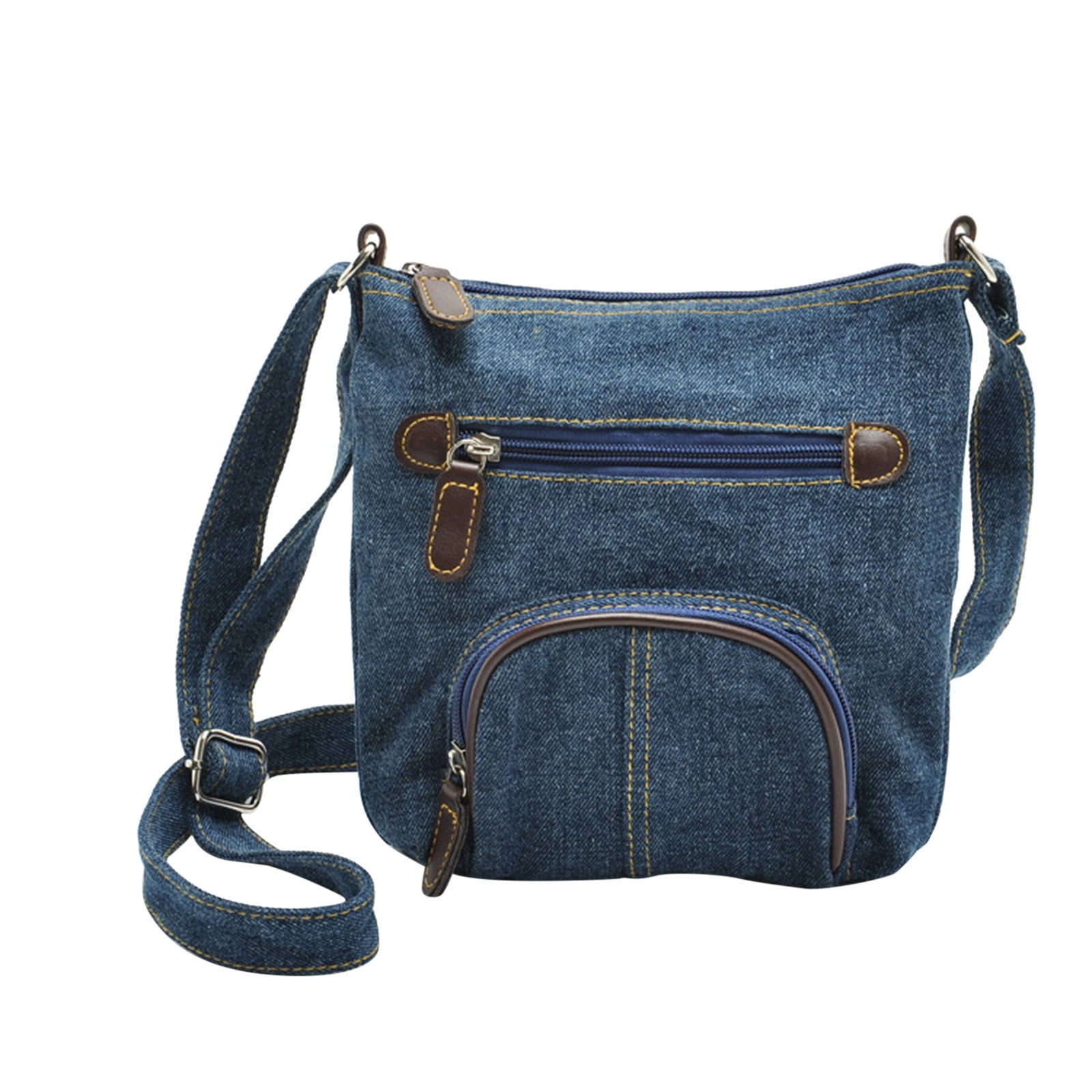 LUOGENLI Handbags for Women Ladies Fashion Solid Color Denim Functional ...