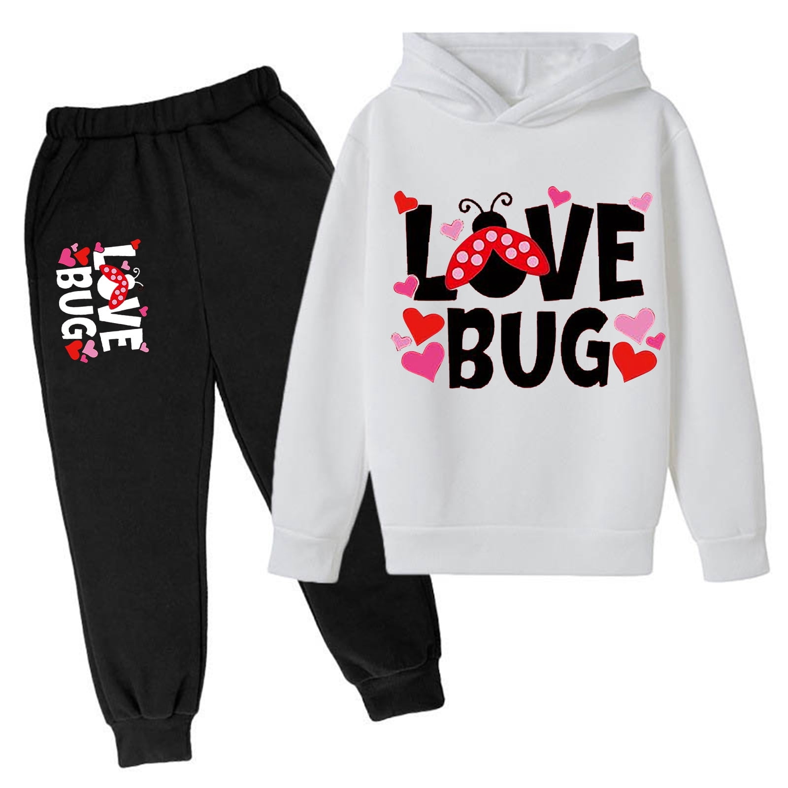 LUOGENLI Outfits Girls Rompers Size 14-16 Long Sleeves Valentine's Day ...