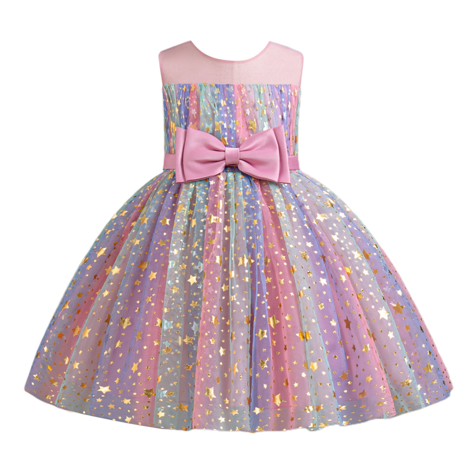 LUOGENLI Princess Dresses for Girls 4T Child Girls Tulle Pageant Dress ...
