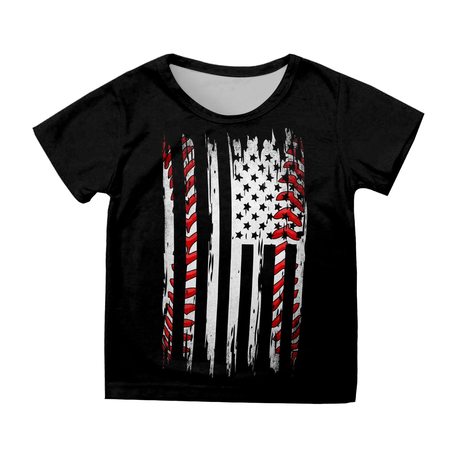 LUOGENLI Shirts for Girls 5T Shirts for Teen Kids Boys Girls Short ...