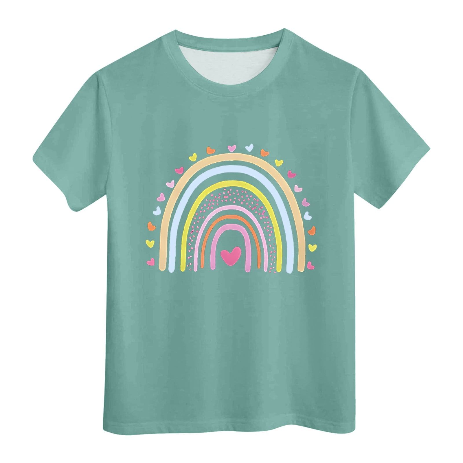 LUOGENLI Tank Tops for Girls 2024 Girls Short Sleeve T Shirts Kids ...