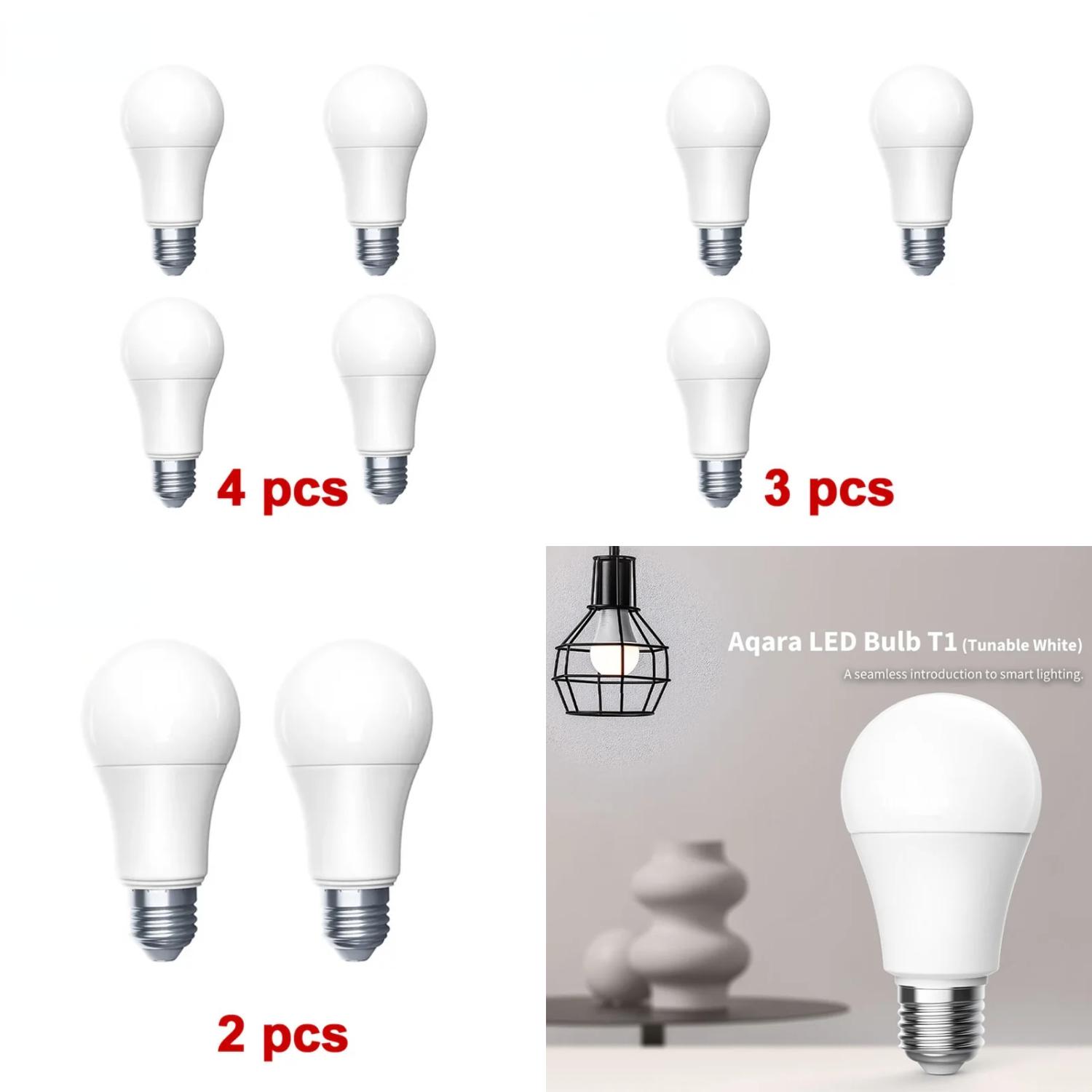 LUOPLNG Adjustable Color Temperature Intelligent T1 Smart LED Bulb ...