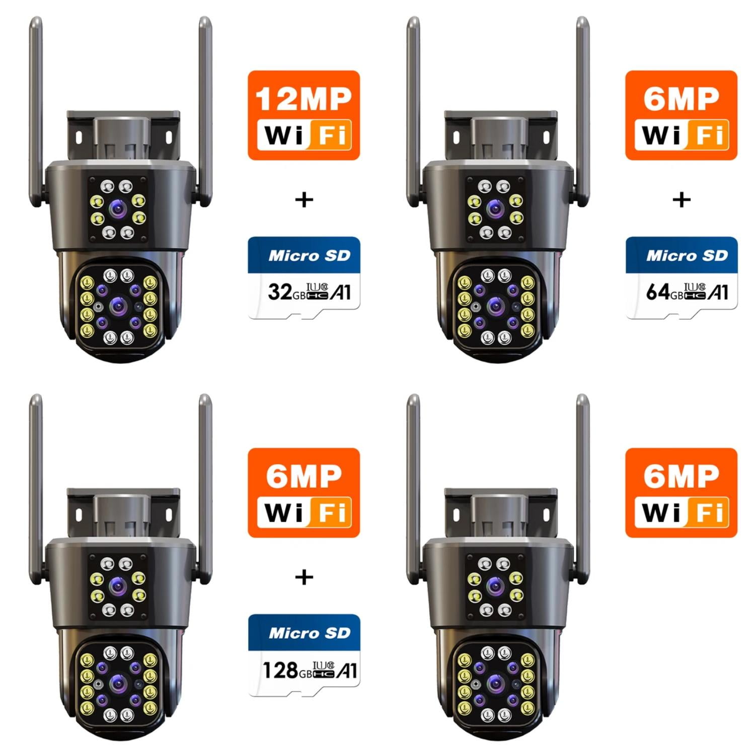 LUOPLNG Advanced AI Auto Tracking High Definition 4K Dual Lens Dual ...