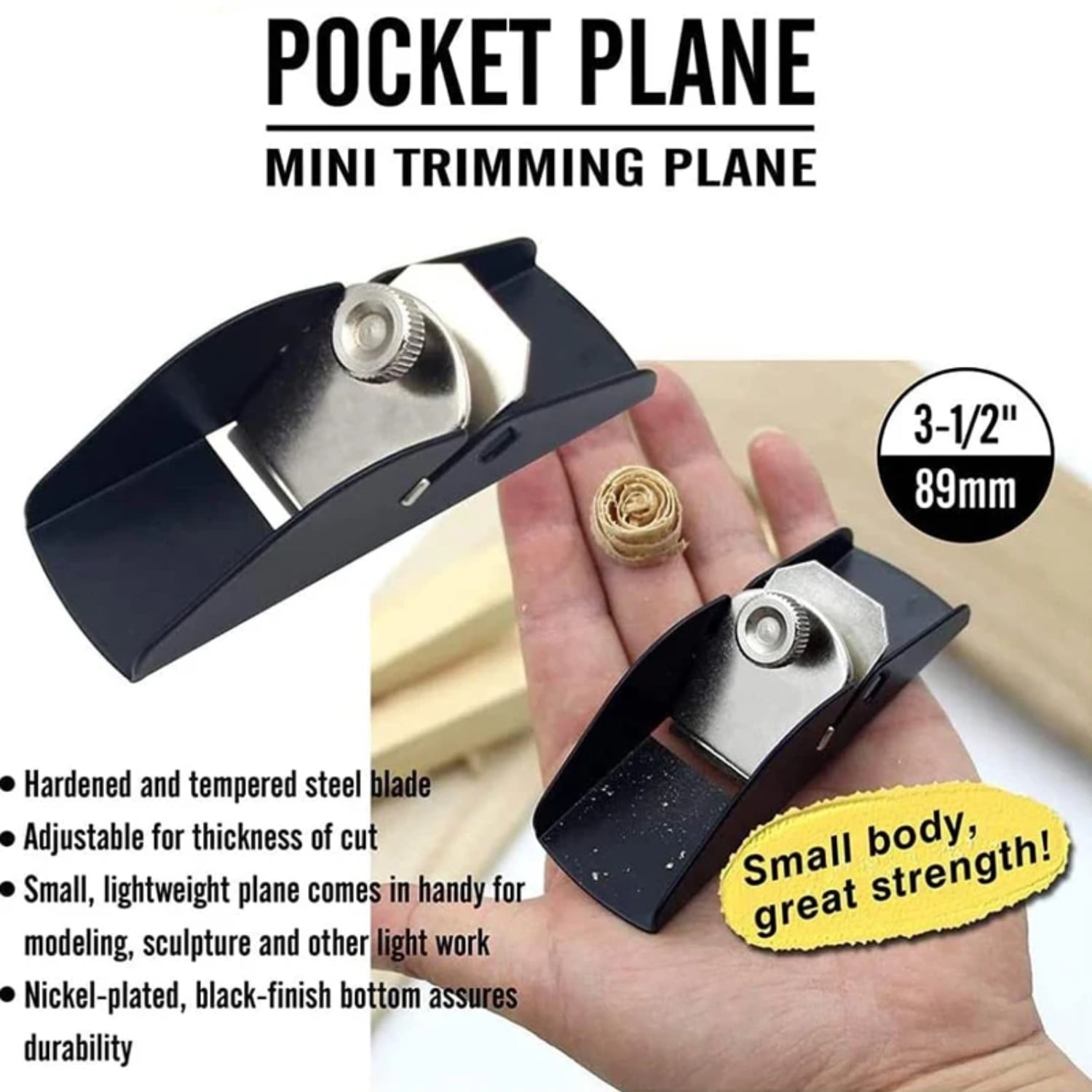 LUOPLNG Compact and Versatile Mini Wood Planer - Essential Handheld ...