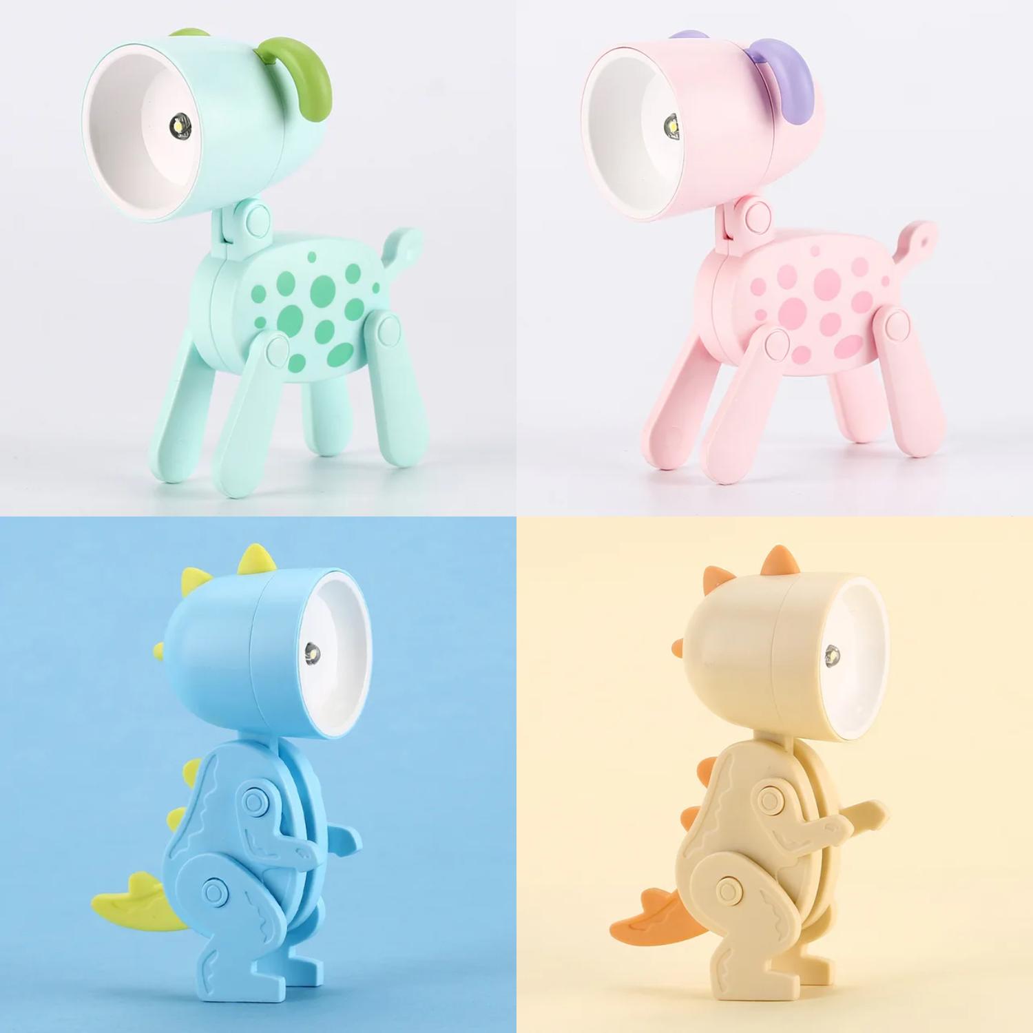 LUOPLNG Cute Foldable LED Night Light Table Lamp - Adorable and ...