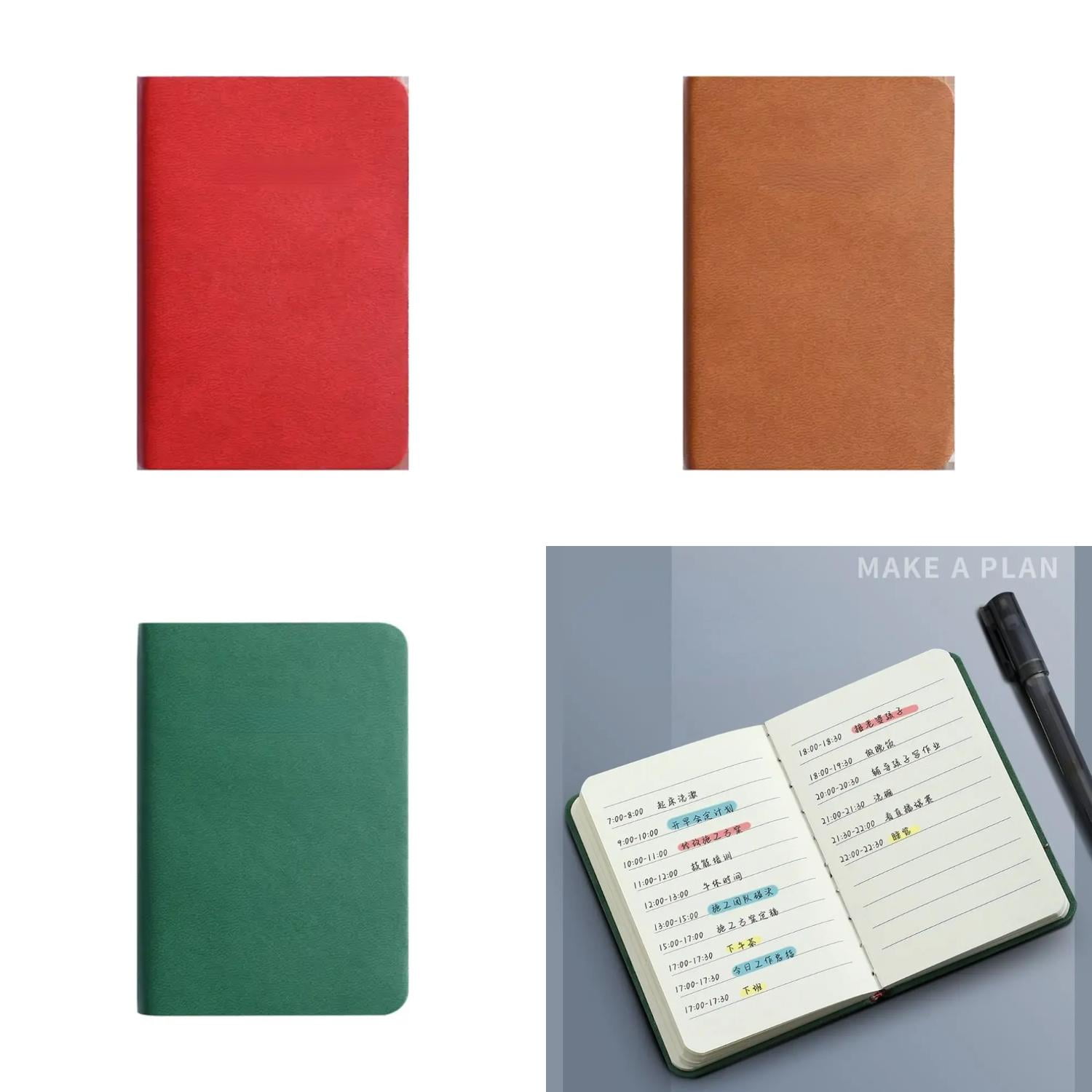 LUOPLNG Efficient stylish and compact Portable A7 Memo Diary for Busy ...