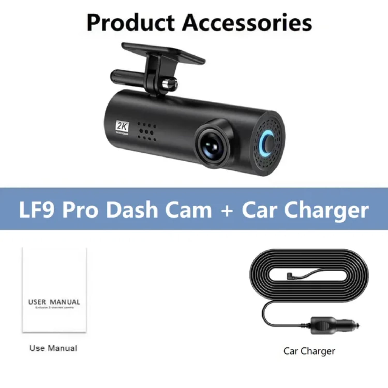 LUOPLNG High Definition 1080P Wifi DVR Car Camera with Night Vision for ...