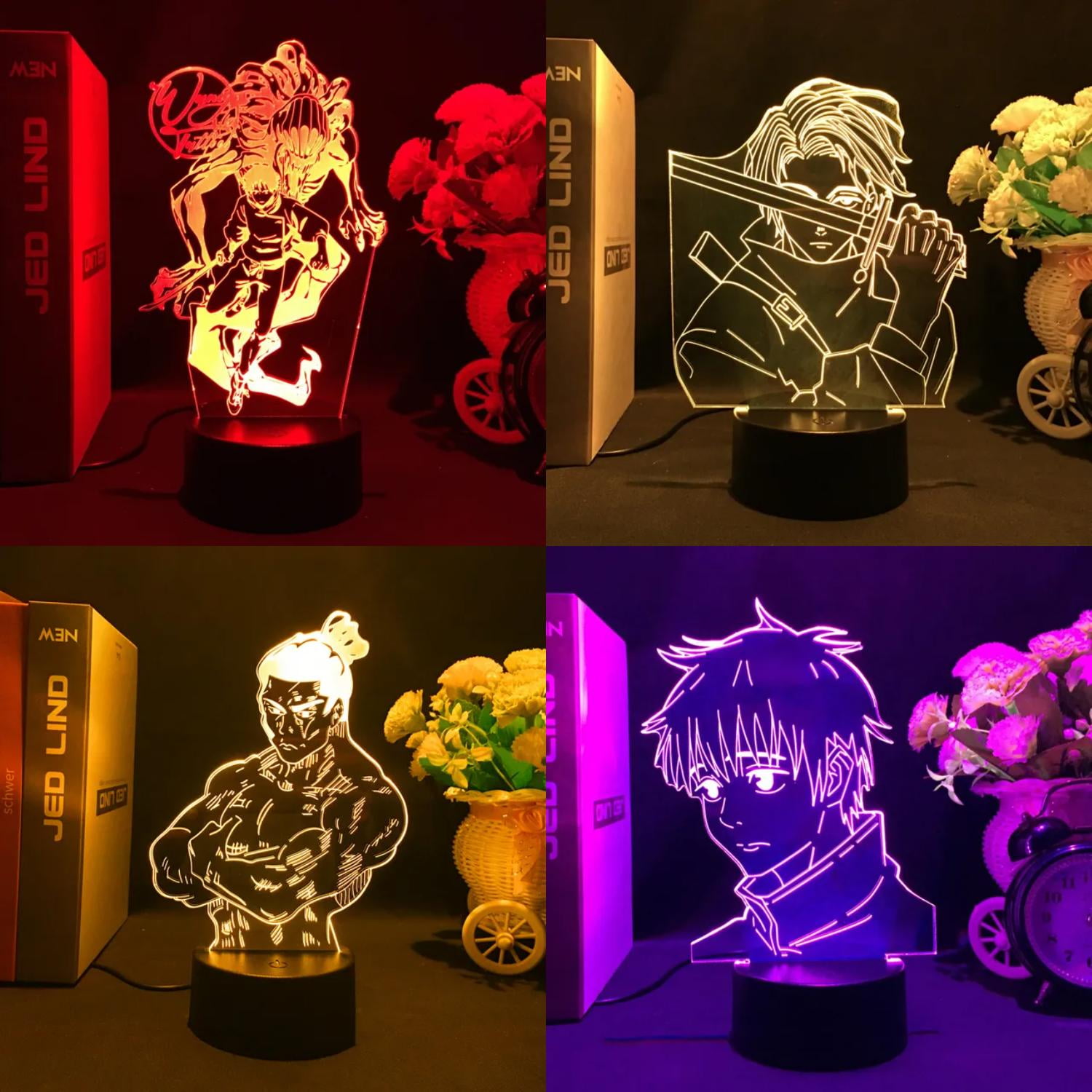 LUOPLNG Luminous Colors Anime Jujutsu Kaisen LED Light - Eye-catching ...