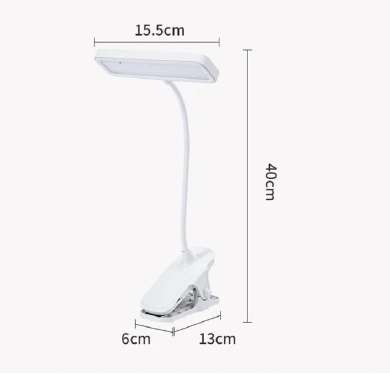 LUOPLNG Portable Flexible LED Table Lamps with Clip for Eye Protection ...