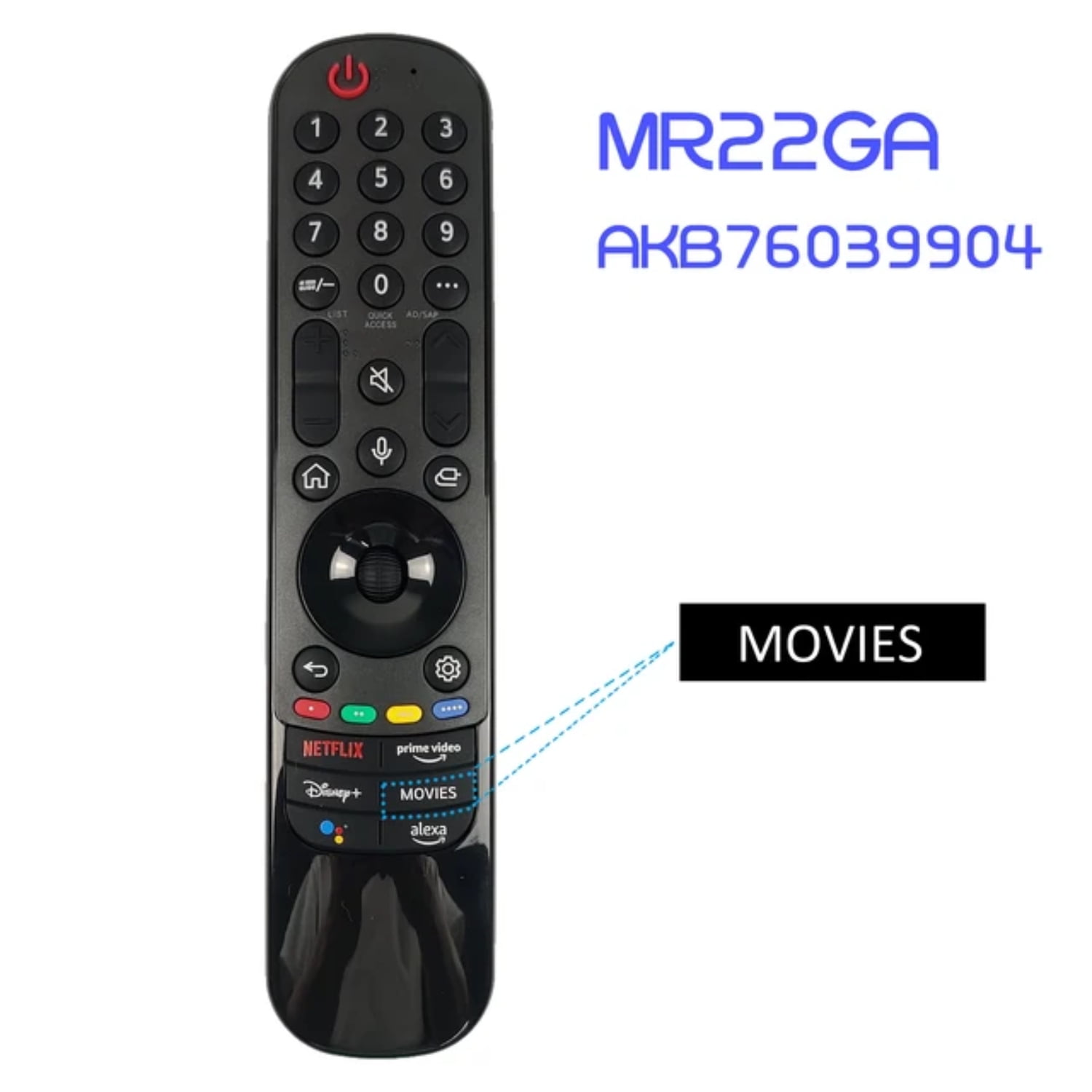 LUOPLNG Sleek Enhanced Magic New Voice Remote Control with Advanced ...