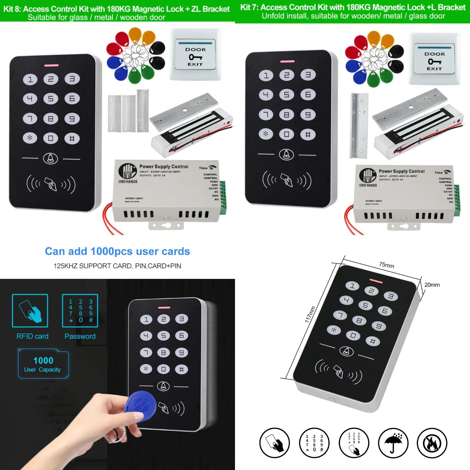 LUOPLNG Ultimate Security and Convenience Enhanced RFID Keypad Door ...