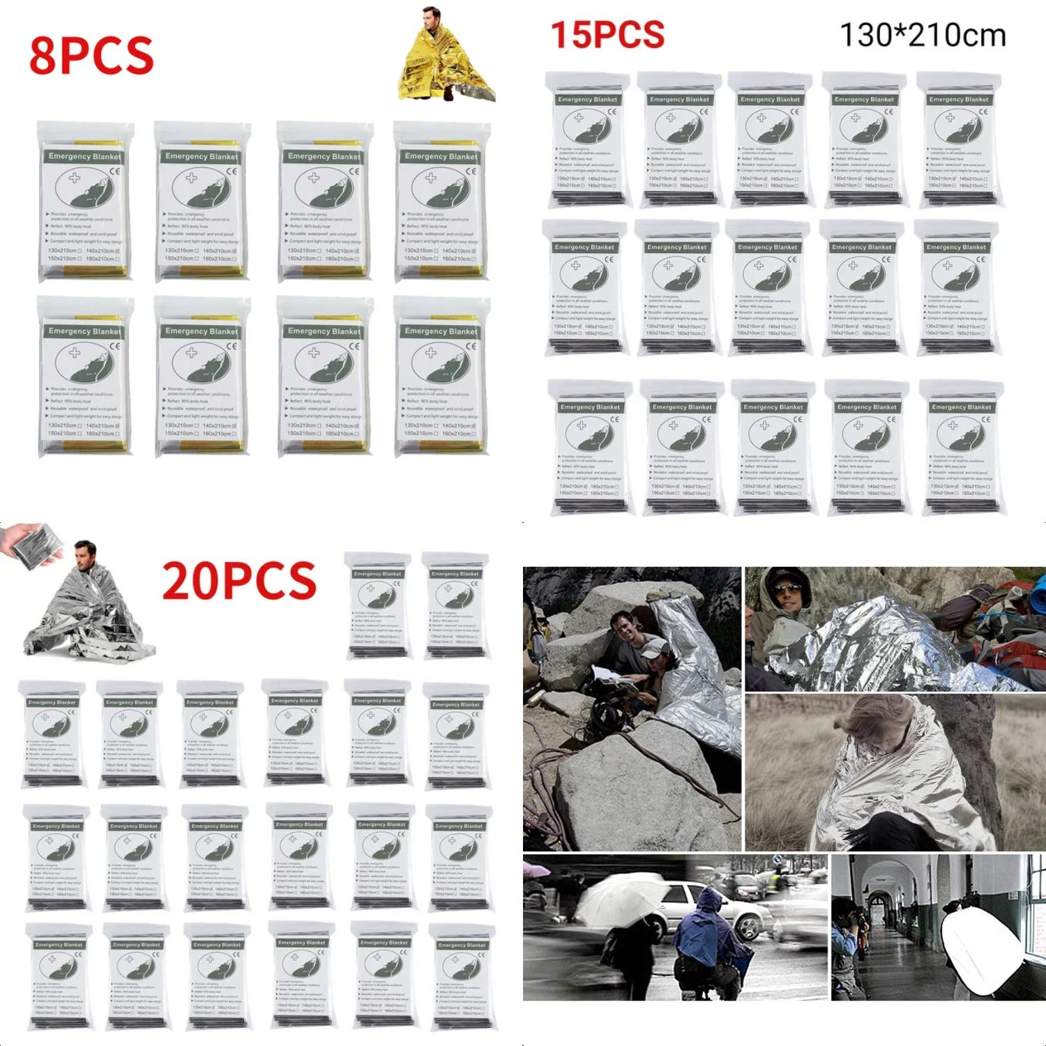 LUOPLNG Waterproof Military Camping Blanket - Thermal Outdoor Emergency ...