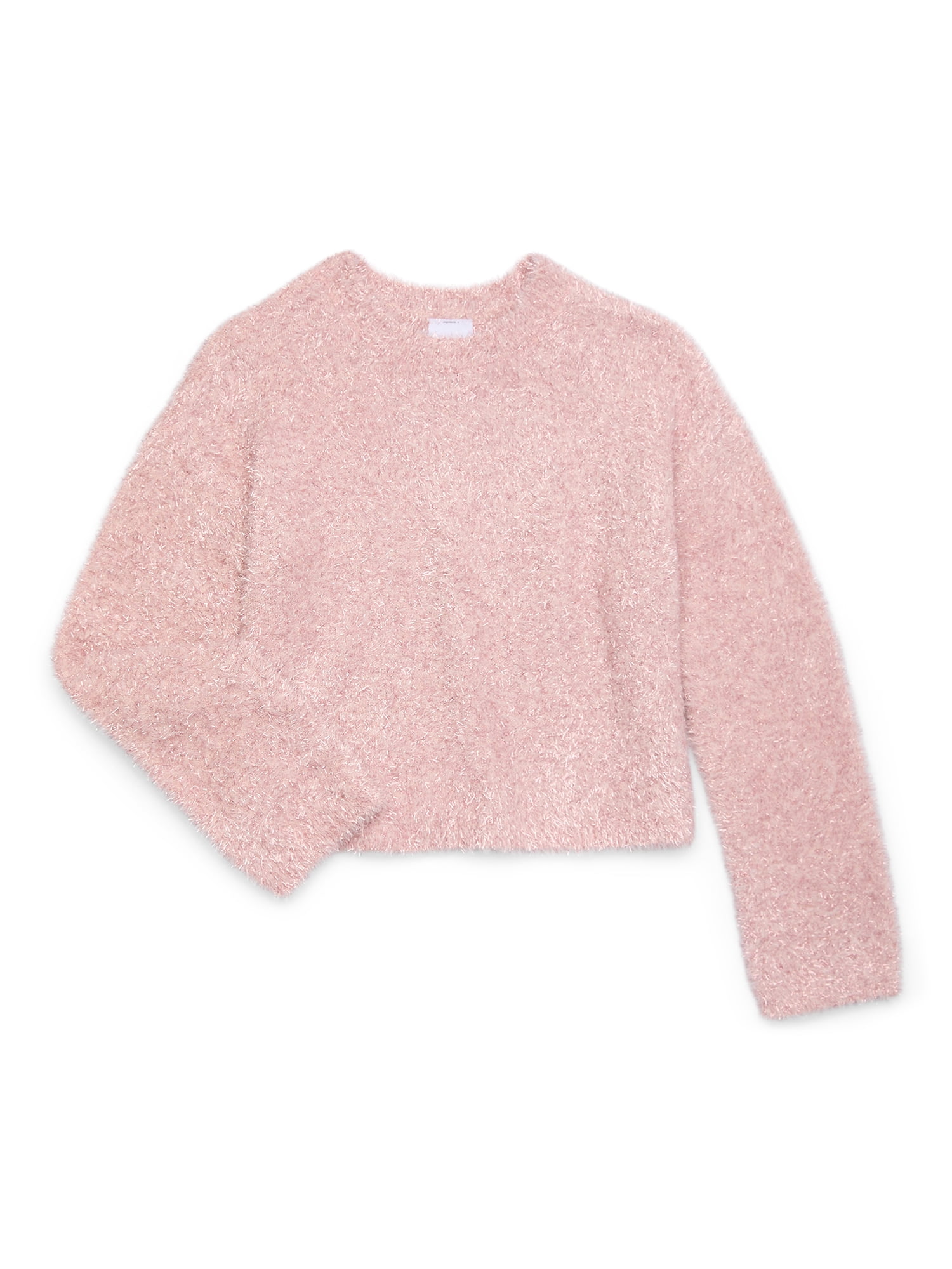 Wonder Nation Girls Lurex Eyelash Sweater - Chic - Walmart.com