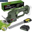 Earthwise Wireless 2-in-1 Handheld Lawn Grass and Hedge Trimmer, 3.6V ...