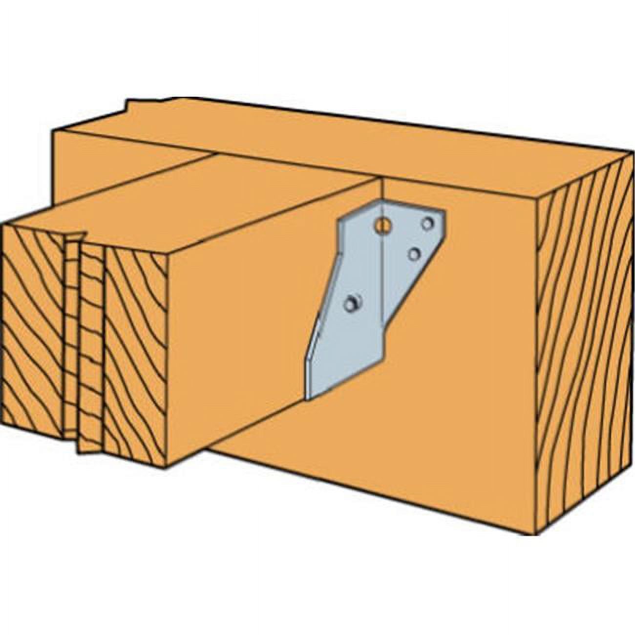 LUS44-WEST 4 x 4 in. Double Shear Hanger - Walmart.com